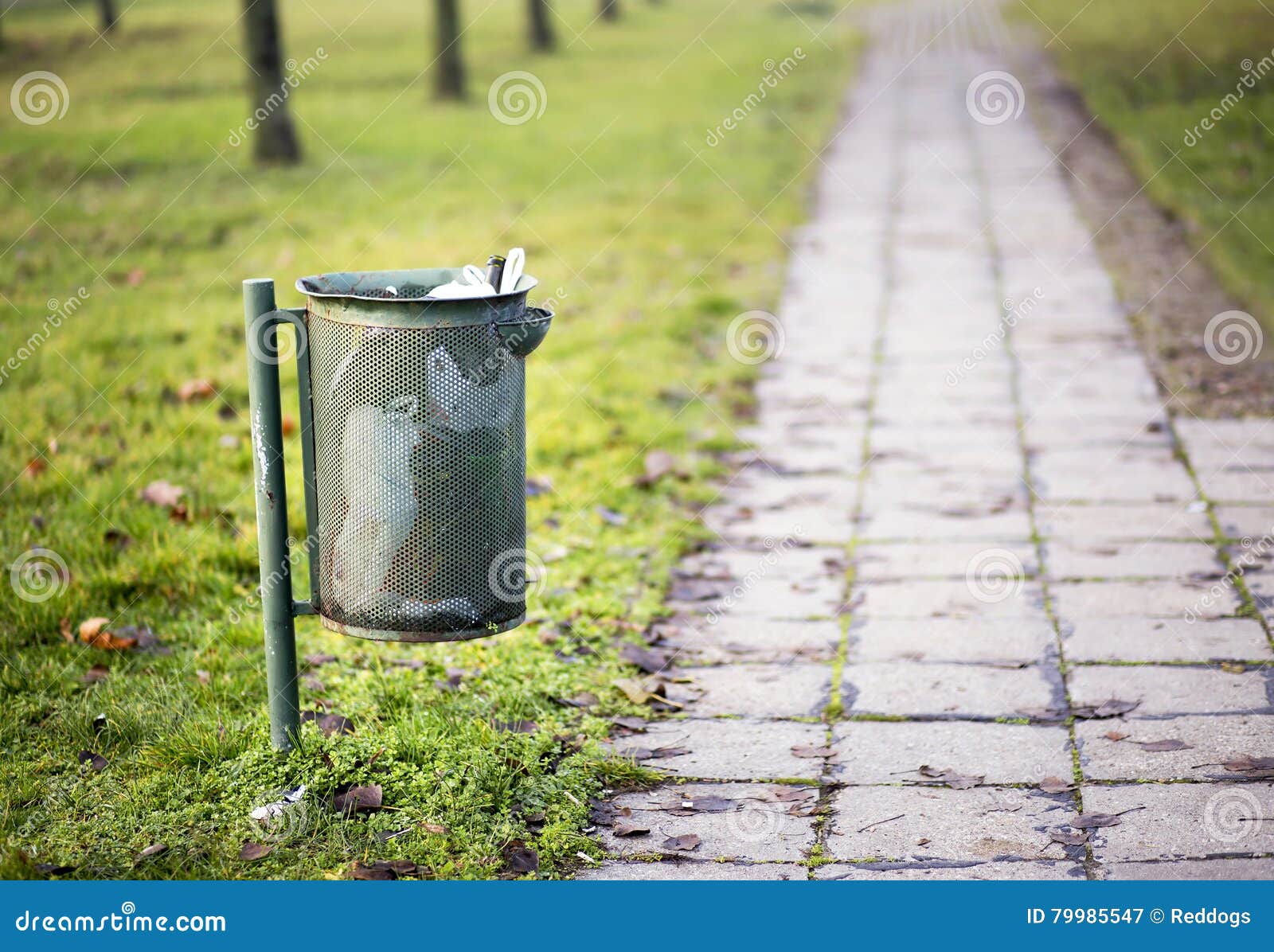 Metallic Trash Can - Pollution Concept Stock Image - Image of grunge ...
