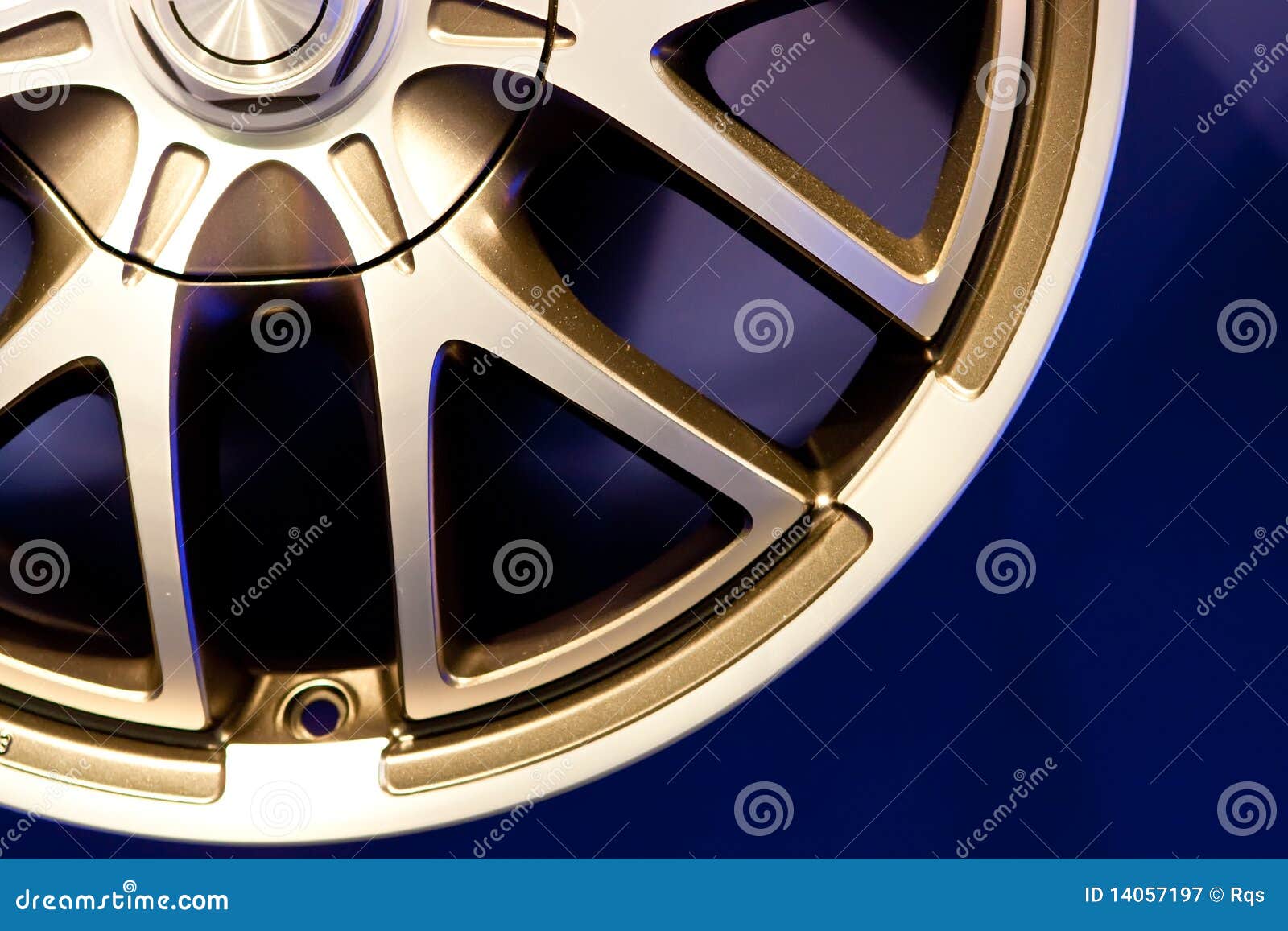 Metallic Tyre Disc Of Sport Car Picture. Image: 14057197