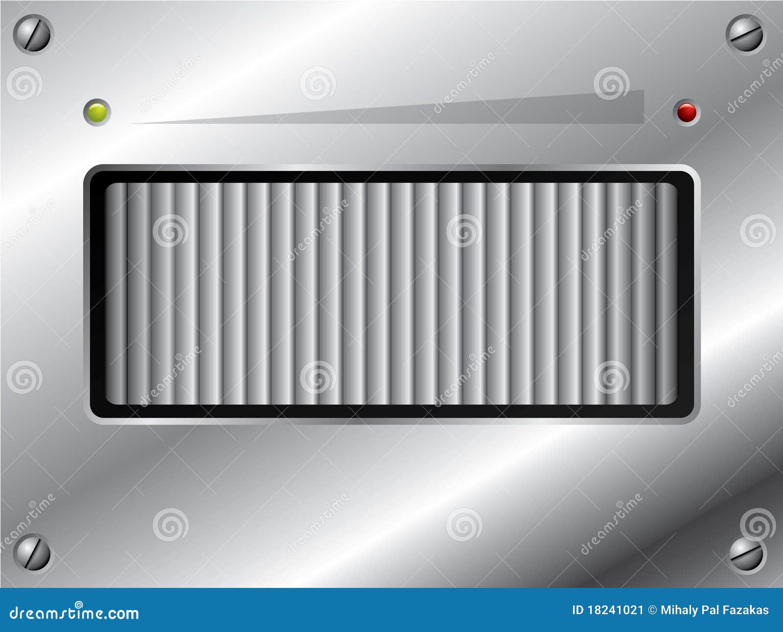 Metallic Volume Control Design Stock Vector - Illustration of audio ...