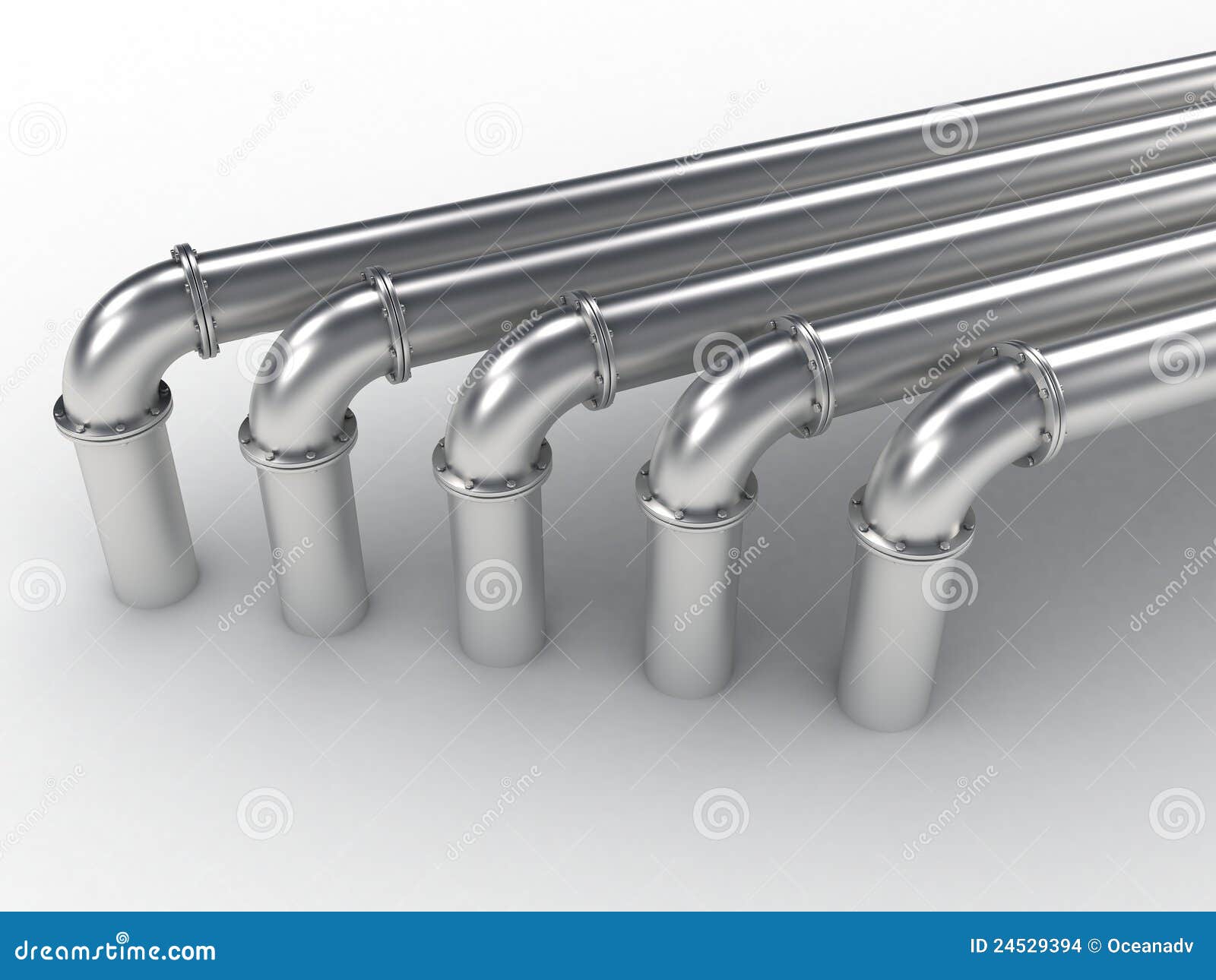 Metallic water pipes stock illustration. Illustration of metal - 24529394