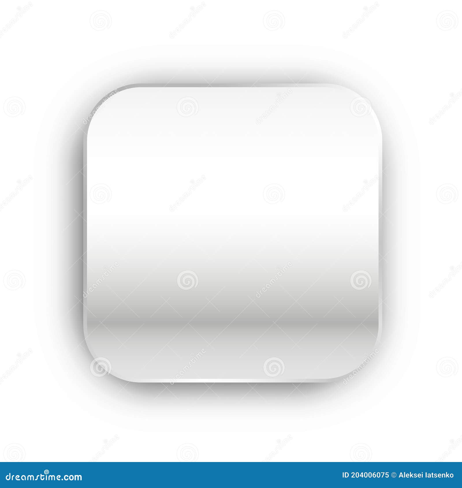 Metallic White Texture Template Button Web Icon Stock Vector ...