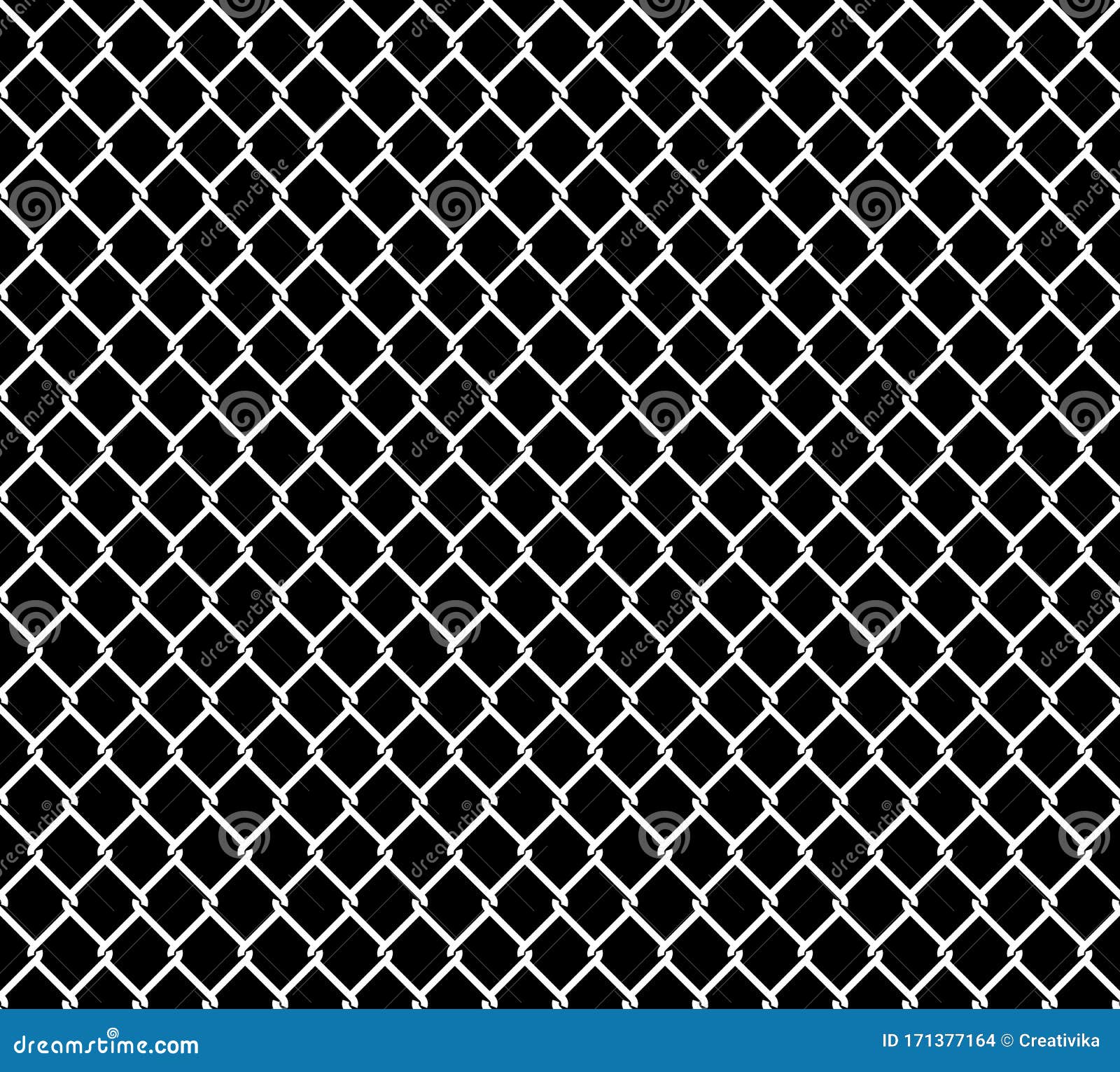 Metallic Wired Fence Seamless Texture Overlay Cartoon Vector ...