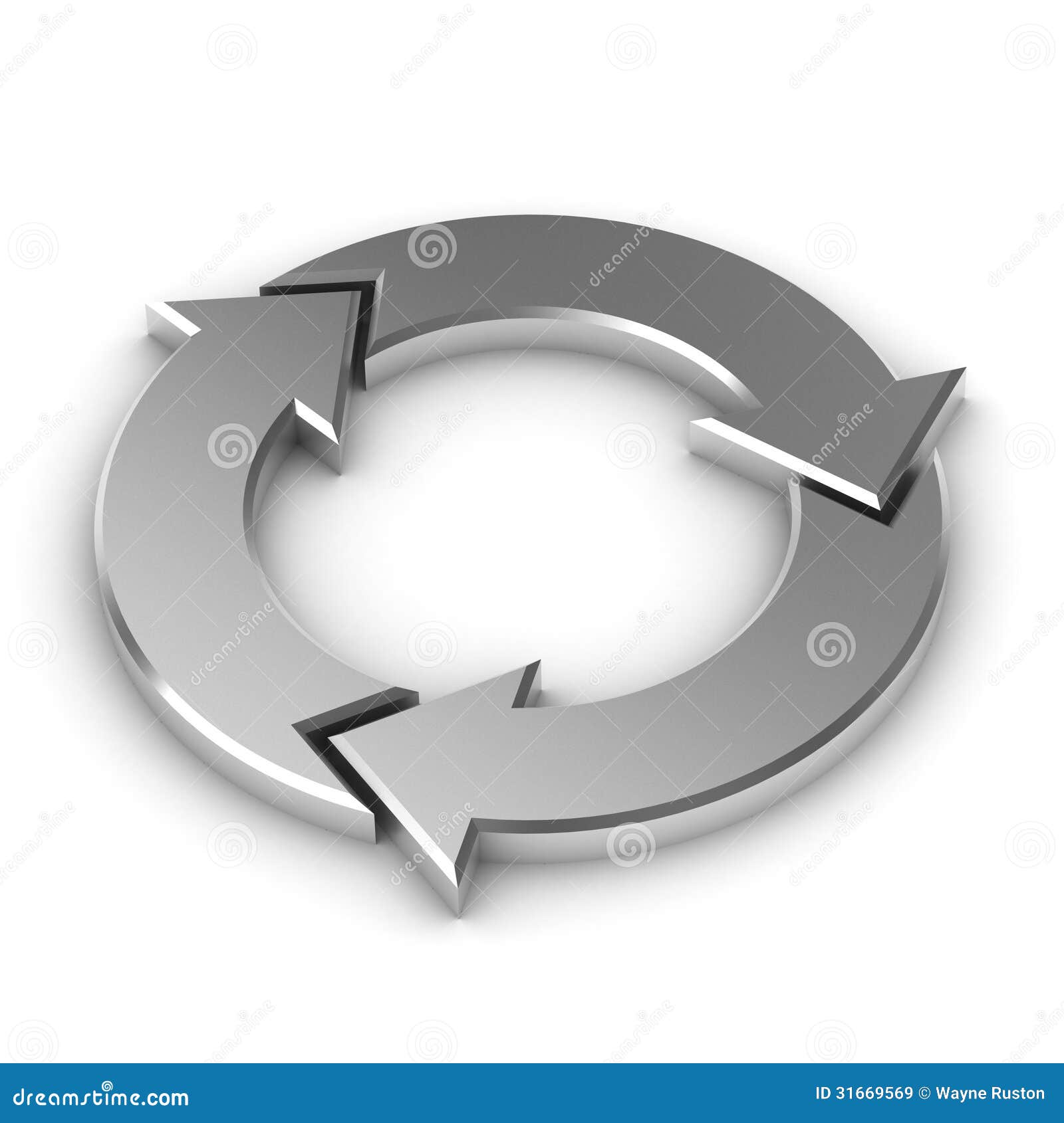 Metallische runde Pfeile stock abbildung. Illustration von abbildung ...