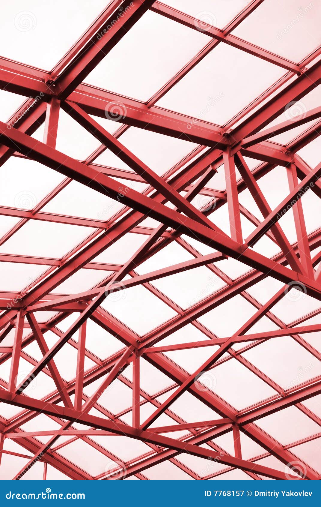 Metallischer Aufbau Der Decke Stockbild - Bild von decke, auslegung ...