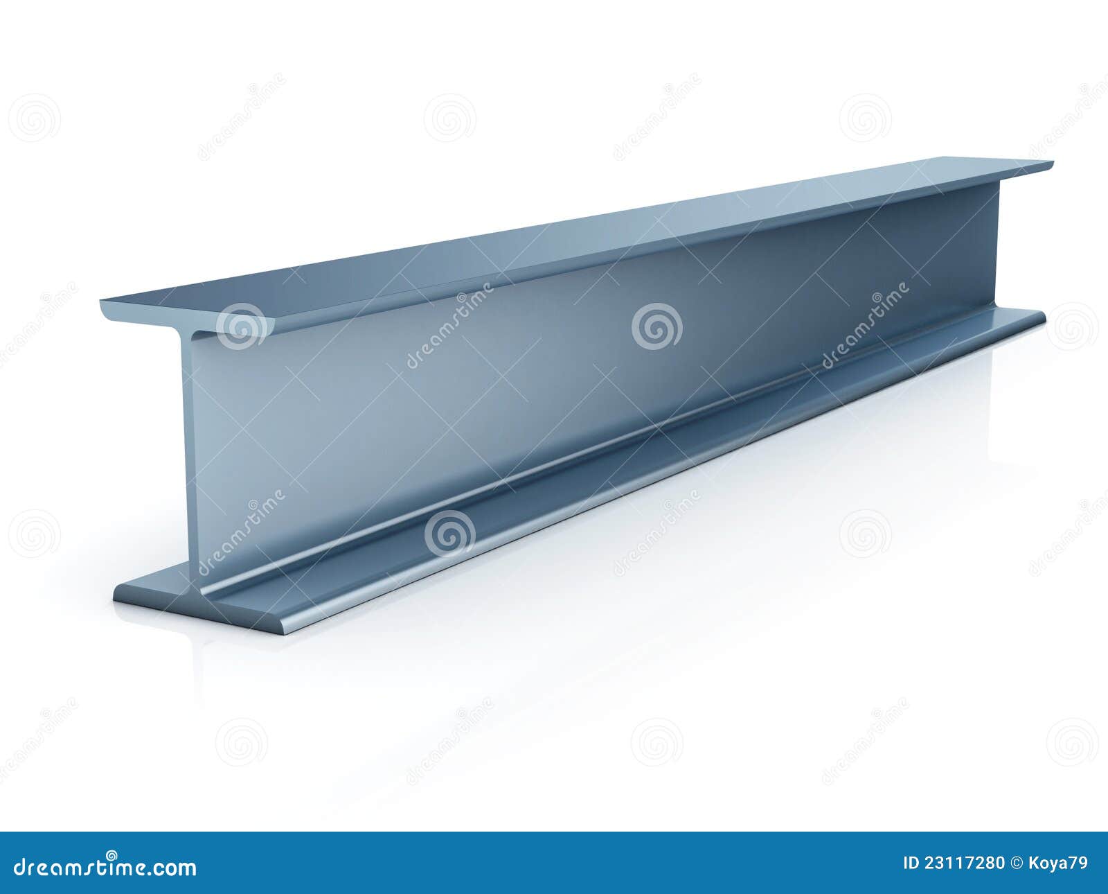 Metallischer Balken stock abbildung. Illustration von härte - 23117280