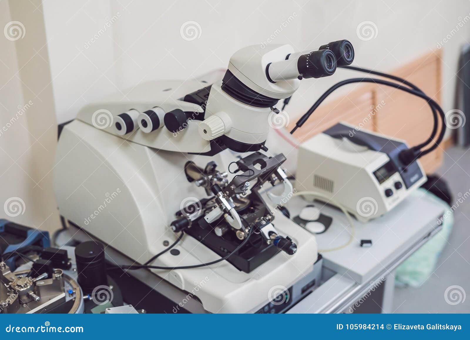 Metallographic Microscope Used for Metall`s Surface Investigatio Stock ...
