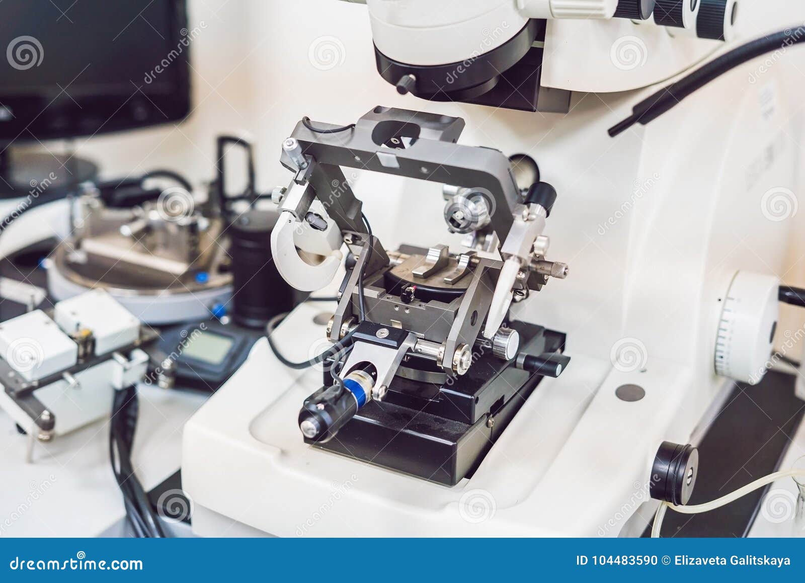 Metallographic Microscope Used For Metall`s Surface Investigation ...