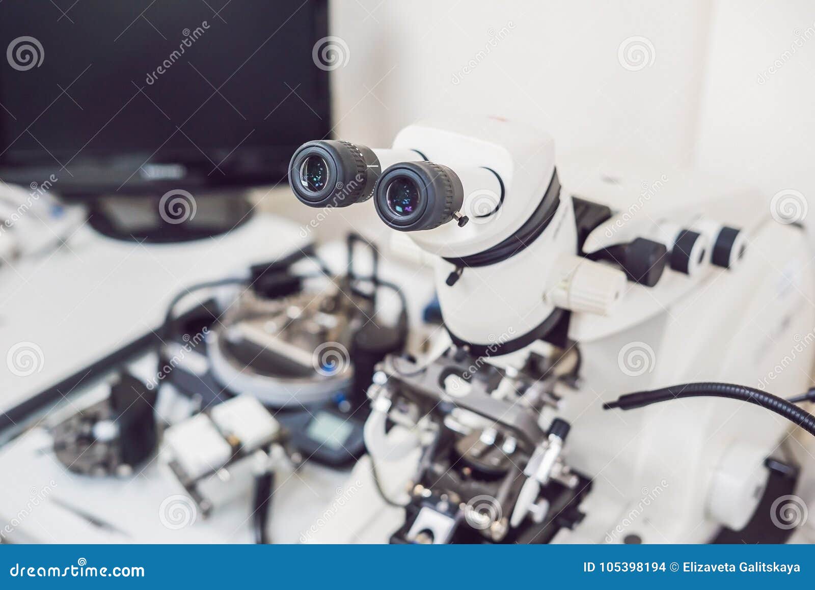 Metallographic Microscope Used for Metall`s Surface Investigatio Stock ...