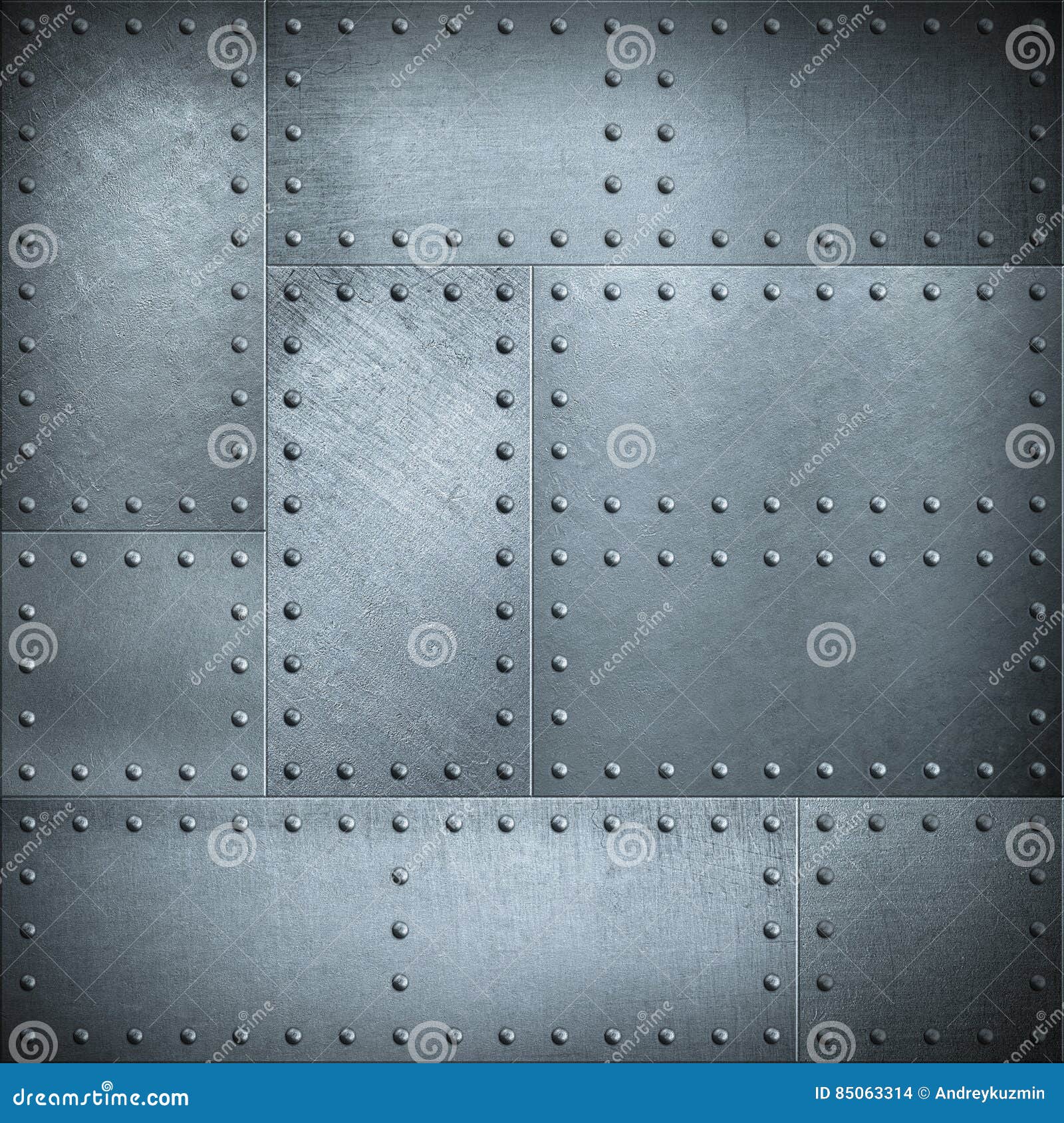 Metallplatten Mit Nieten Stahlhintergrund Oder Beschaffenheit Stockfoto ...