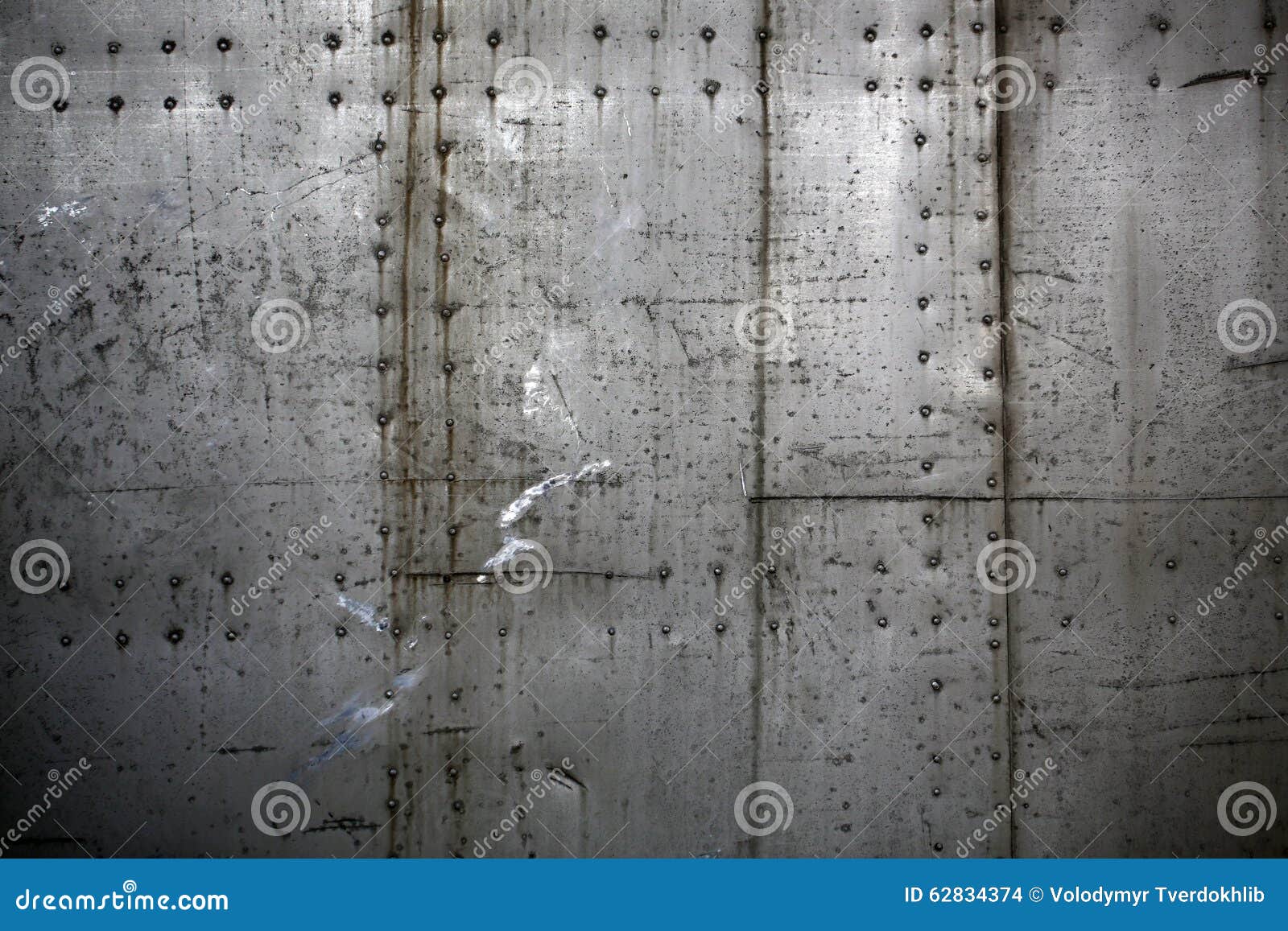Metallplatten Zusammengebaut Mit Nieten Stockfoto - Bild von taste ...