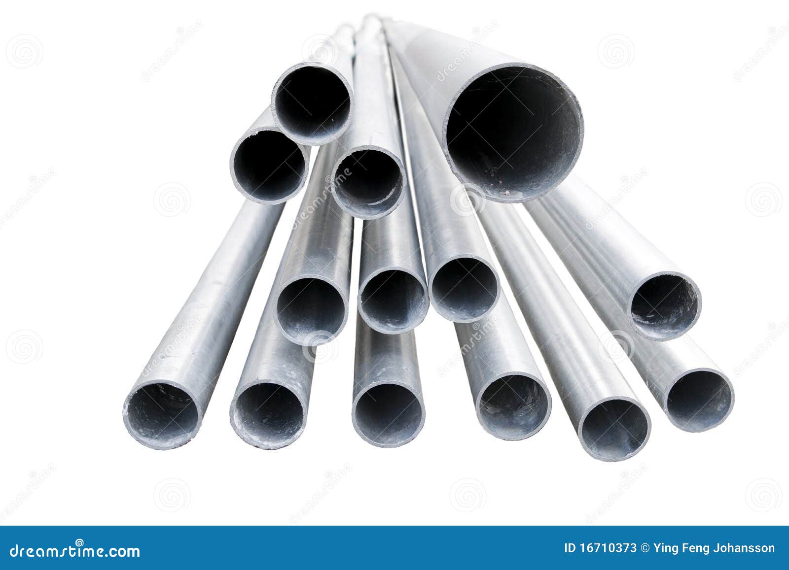 Metallrohre stockbild. Bild von gruppe, form, industriell - 16710373