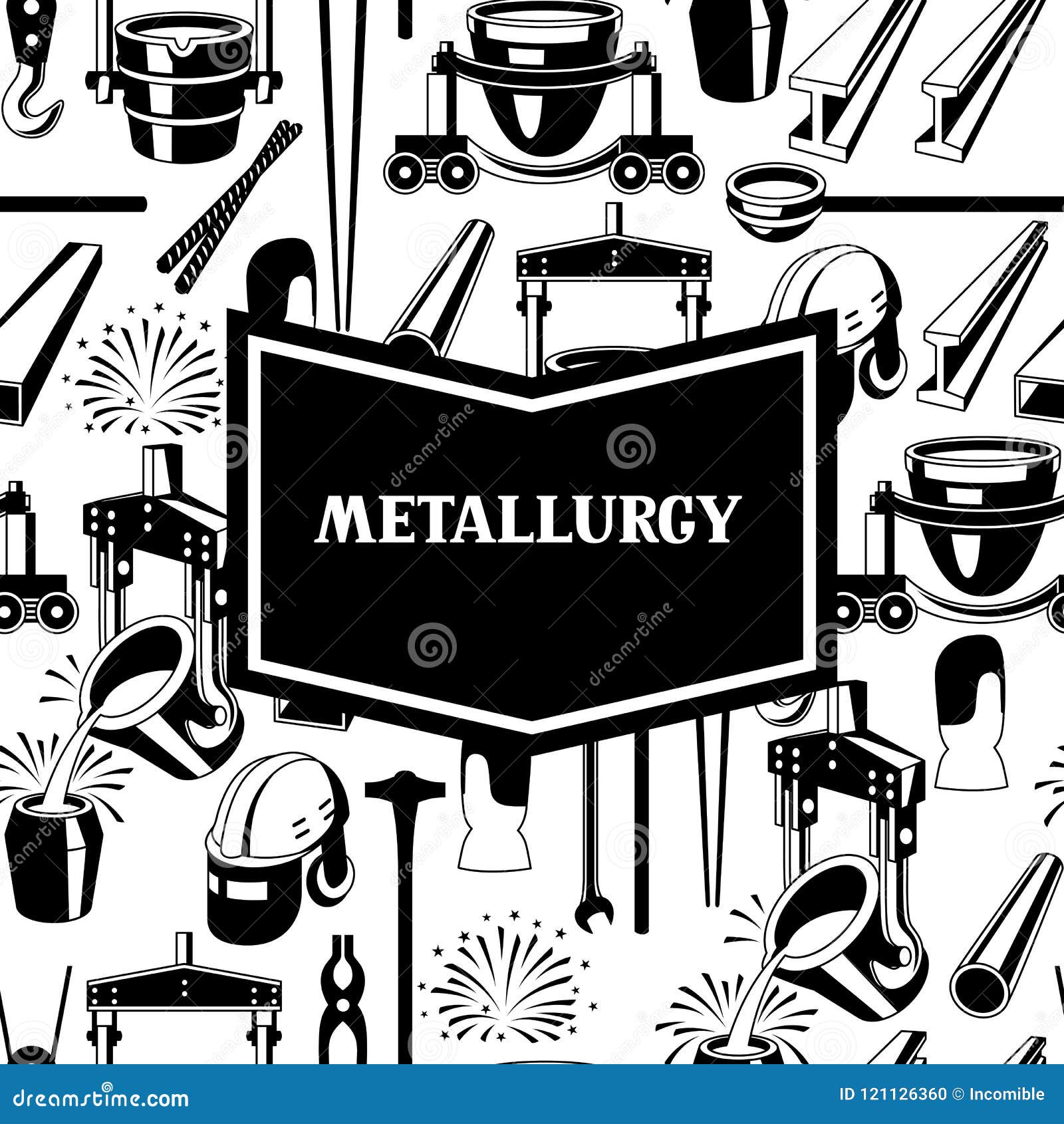 Metallurgical Background Design. Stock Vector - Illustration of metal ...