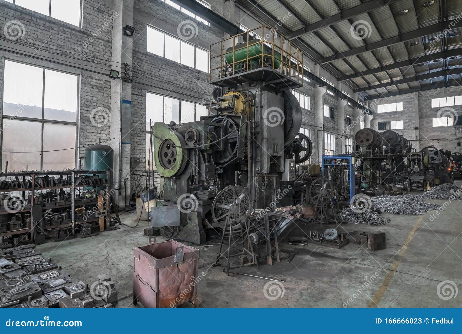 Metallurgical Plant of Metal Tools Producing by Forging Method Stock ...