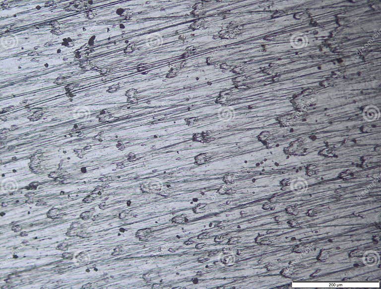 Metallurgical Sample of Titanium Stock Photo - Image of metal, micro ...