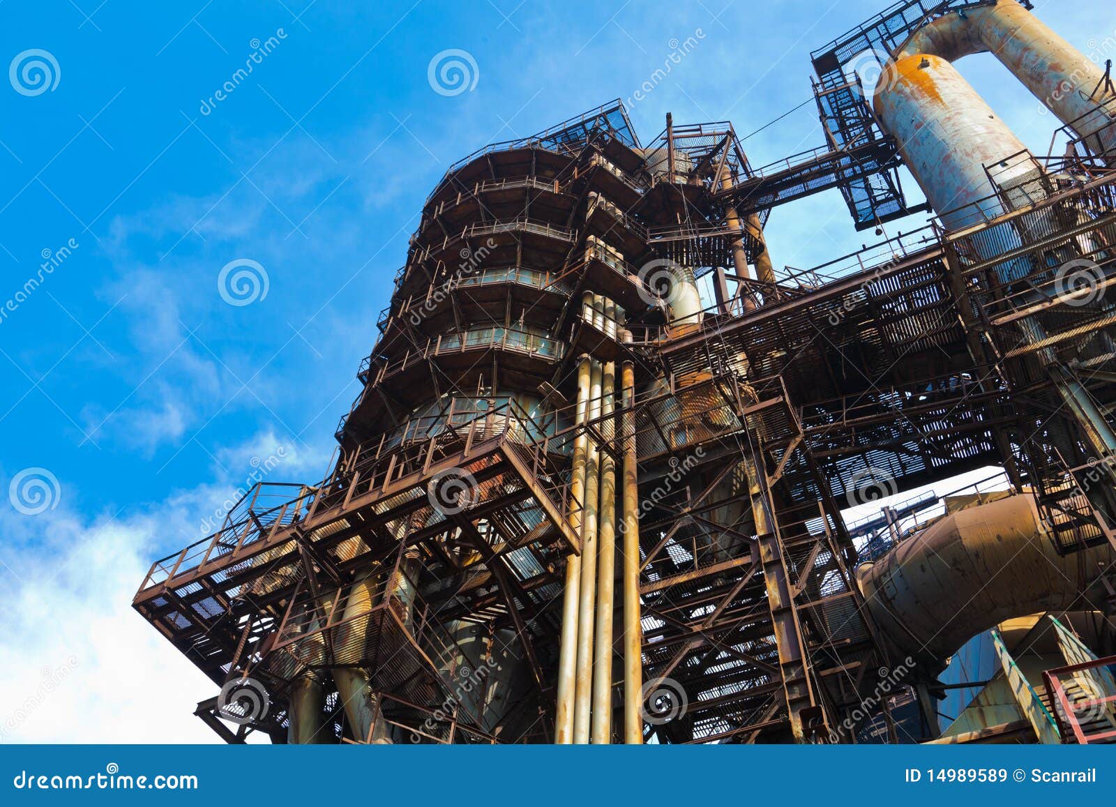 Metallurgical Works Equipment Stock Image - Image of furnace ...