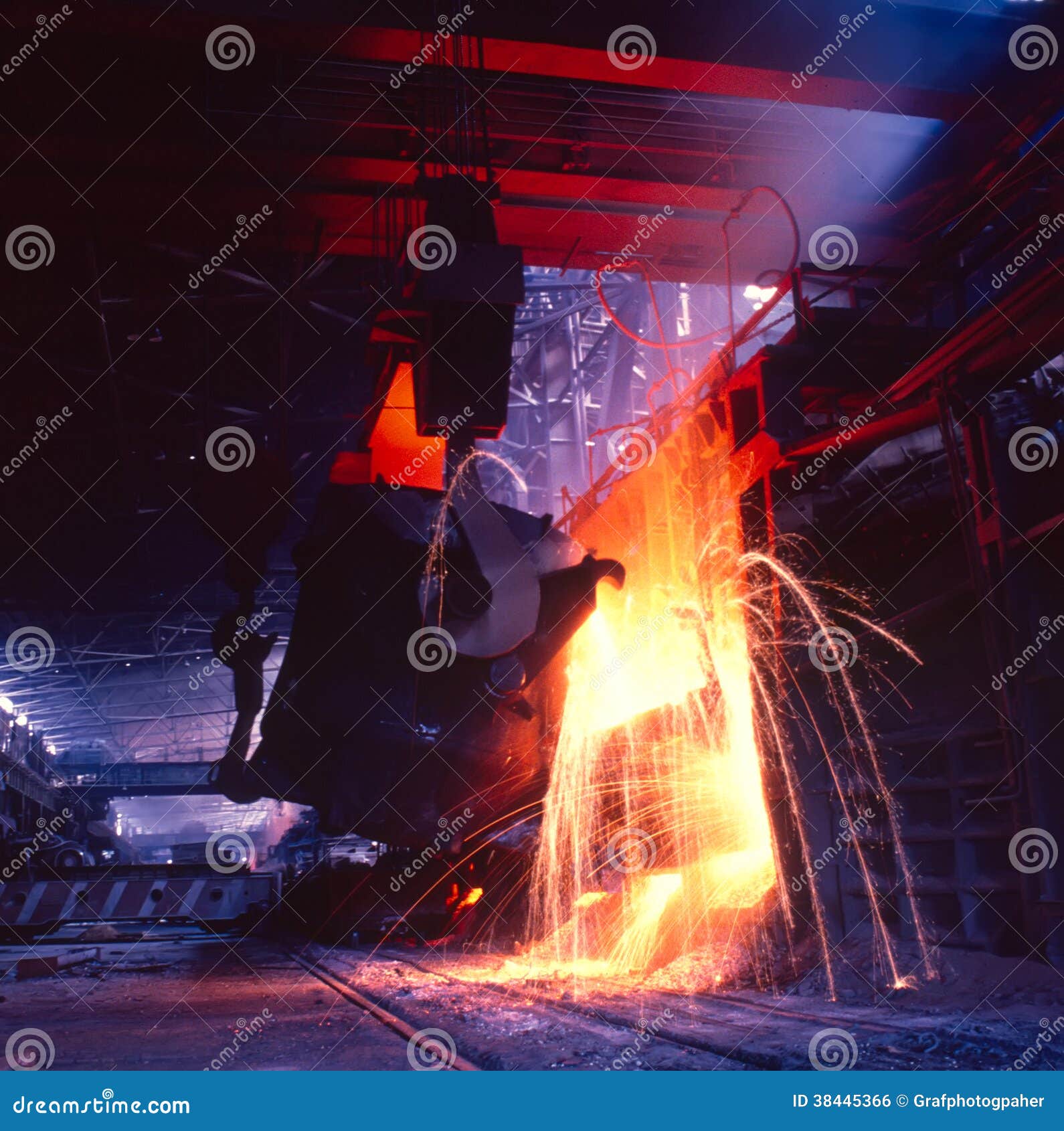 Metallurgy stock photo. Image of iron, heat, metallurgy - 38445366
