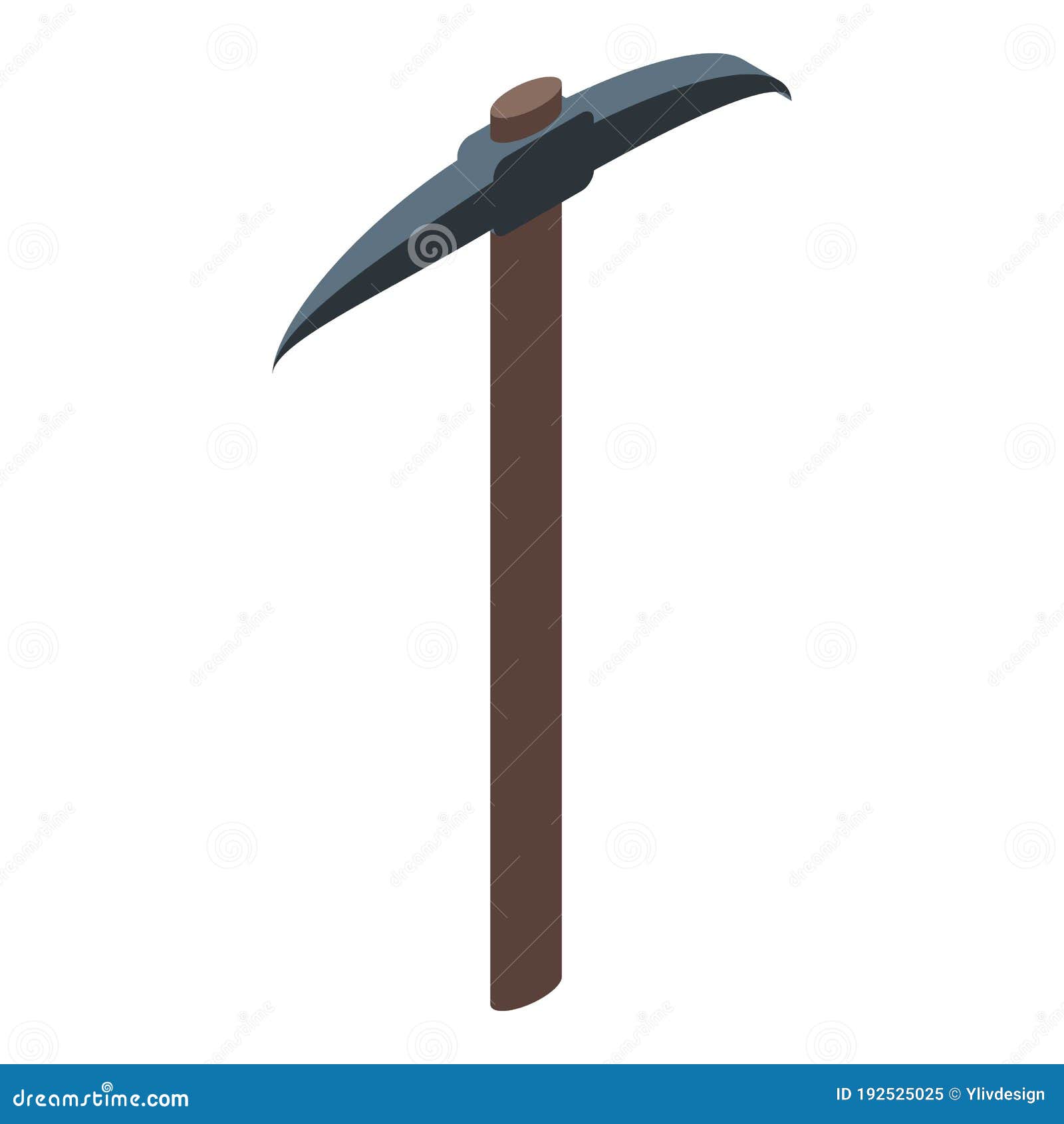 Metallurgy Pick Axe Icon, Isometric Style Stock Vector - Illustration ...