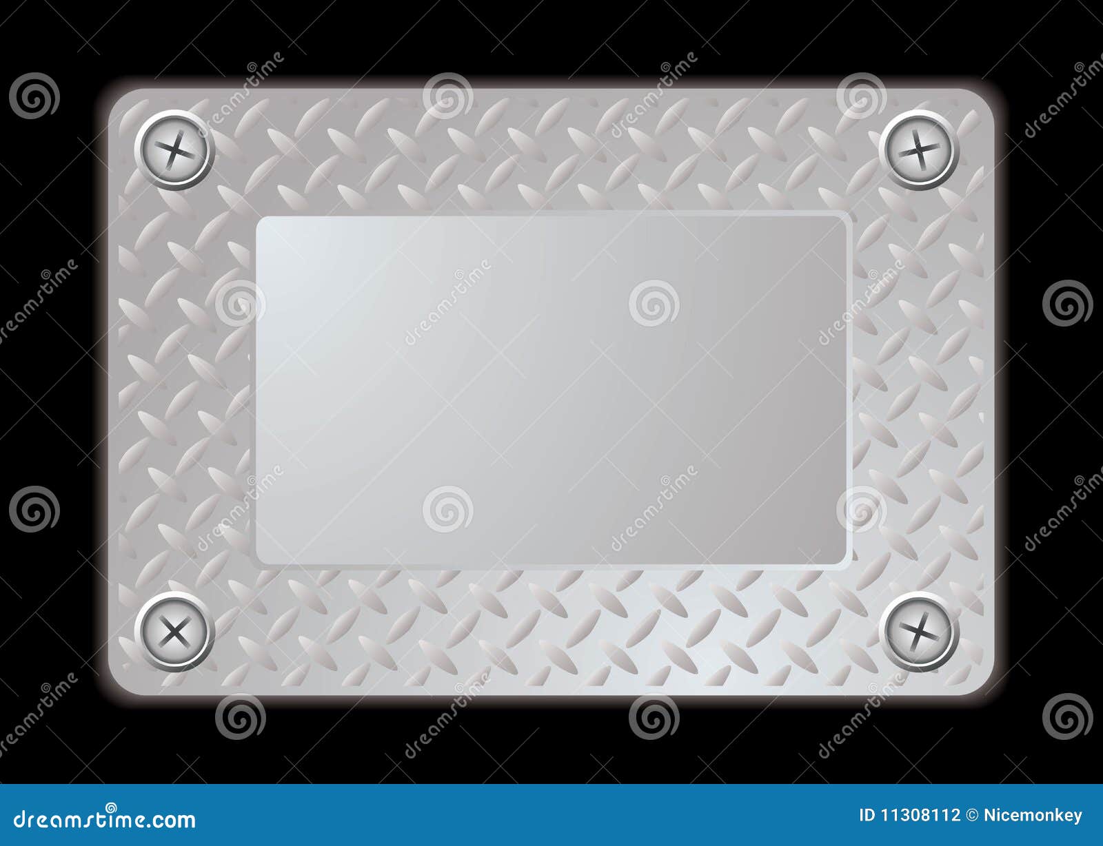 Metallzeichen vektor abbildung. Illustration von spiegel - 11308112