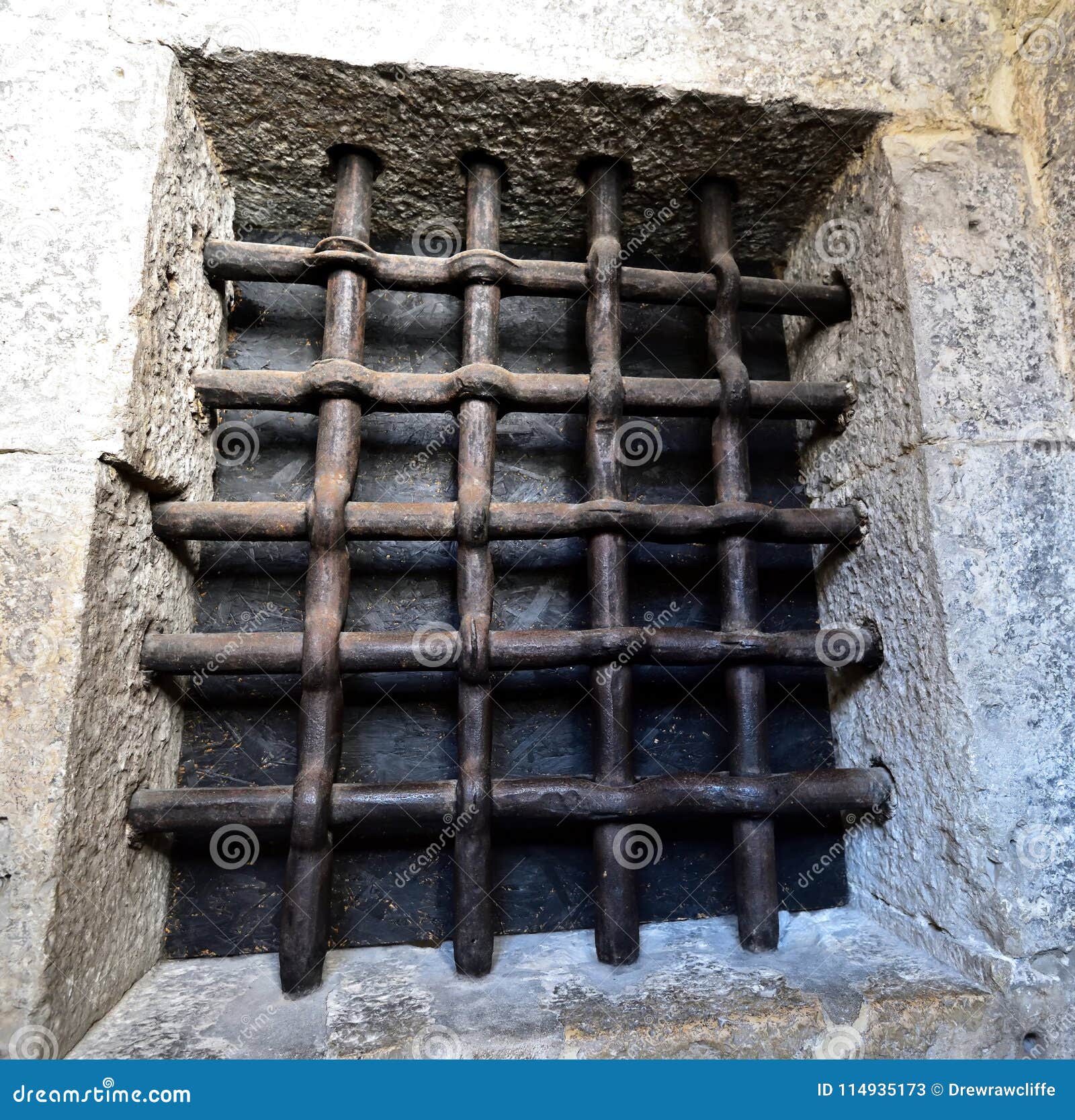 Iron Bars Forming a Barrier Stock Image - Image of castle, bars: 114935173