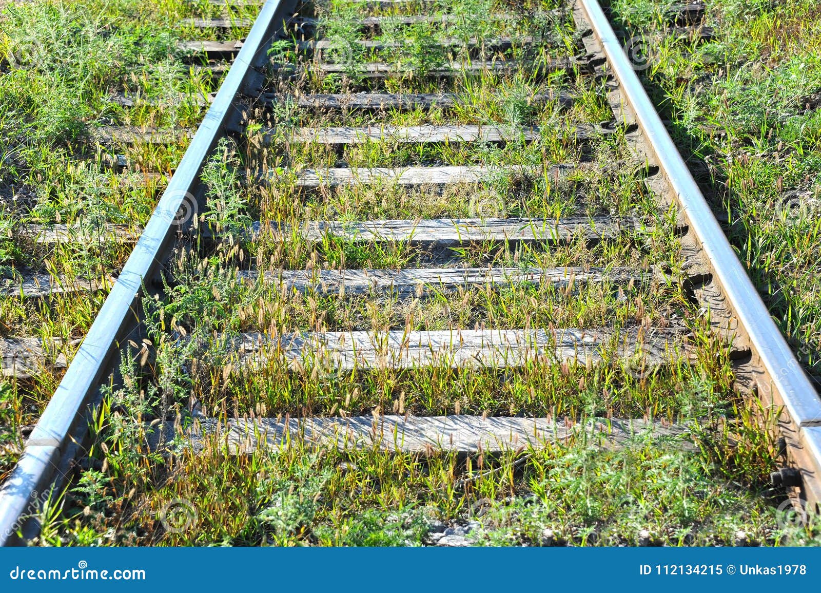Metals on rail track stock image. Image of crosssite - 112134215