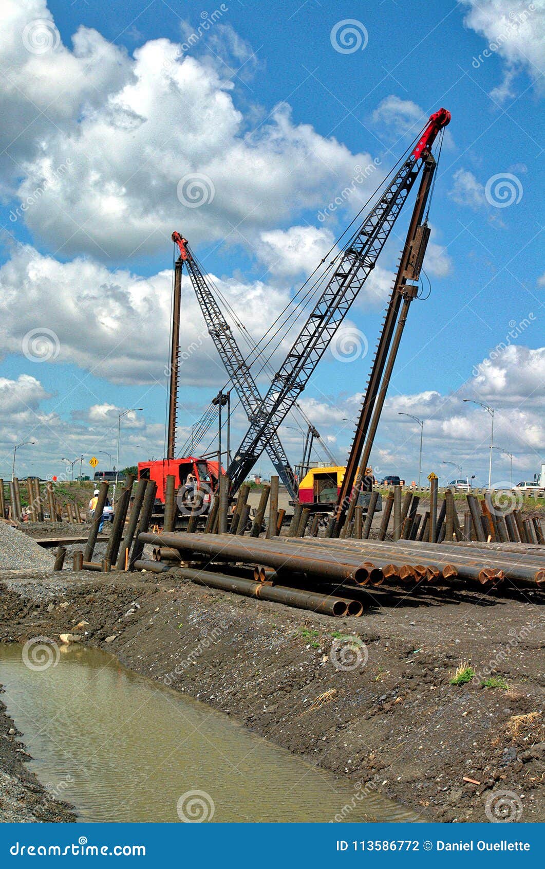 Metalwork for Construction of Road Structure Editorial Photography ...