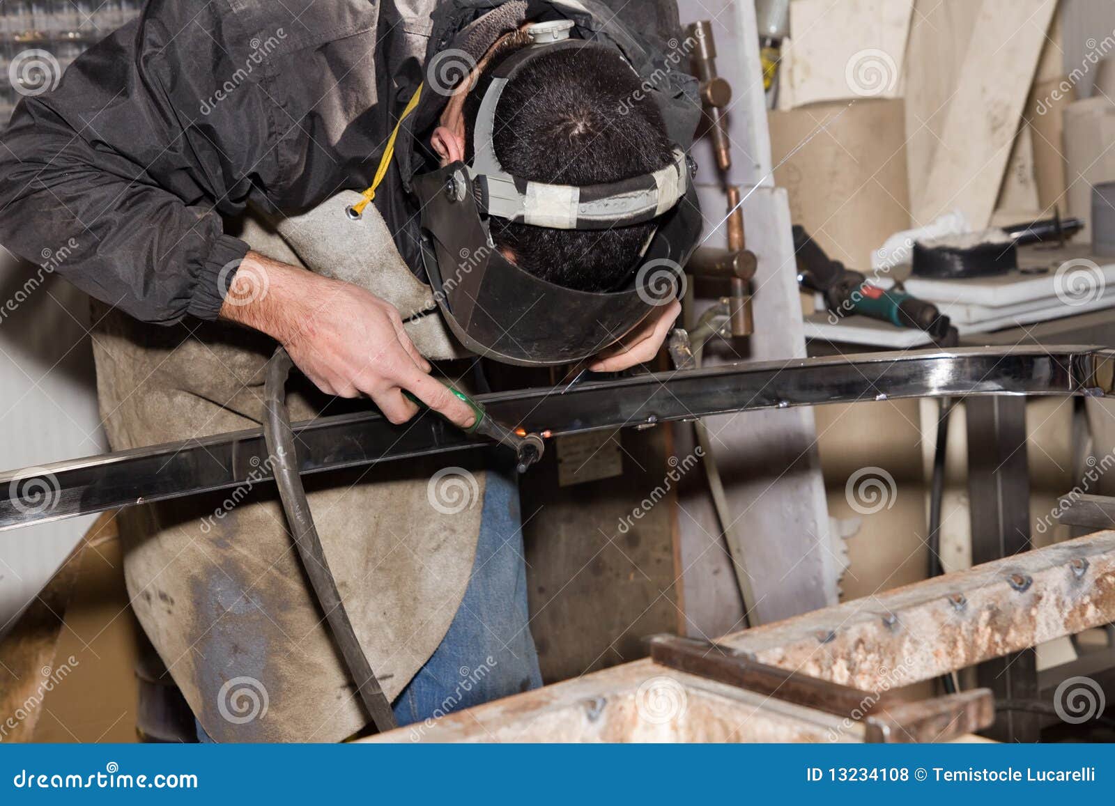 Metalworker stock photo. Image of labor, metal, worker - 13234108