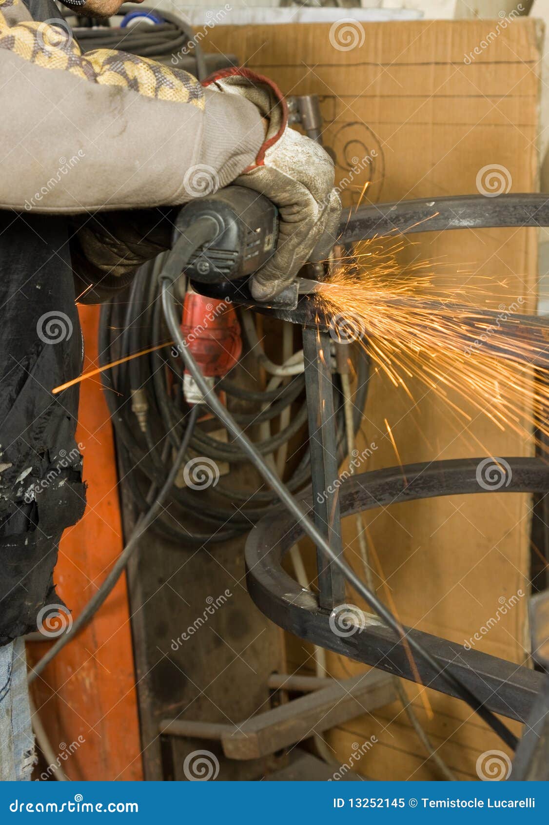 Metalworker stock image. Image of flame, glow, iron, labour - 13252145