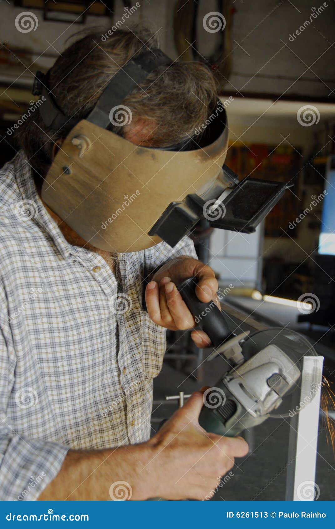 Metalworker stock image. Image of metal, cutting, blacksmith - 6261513