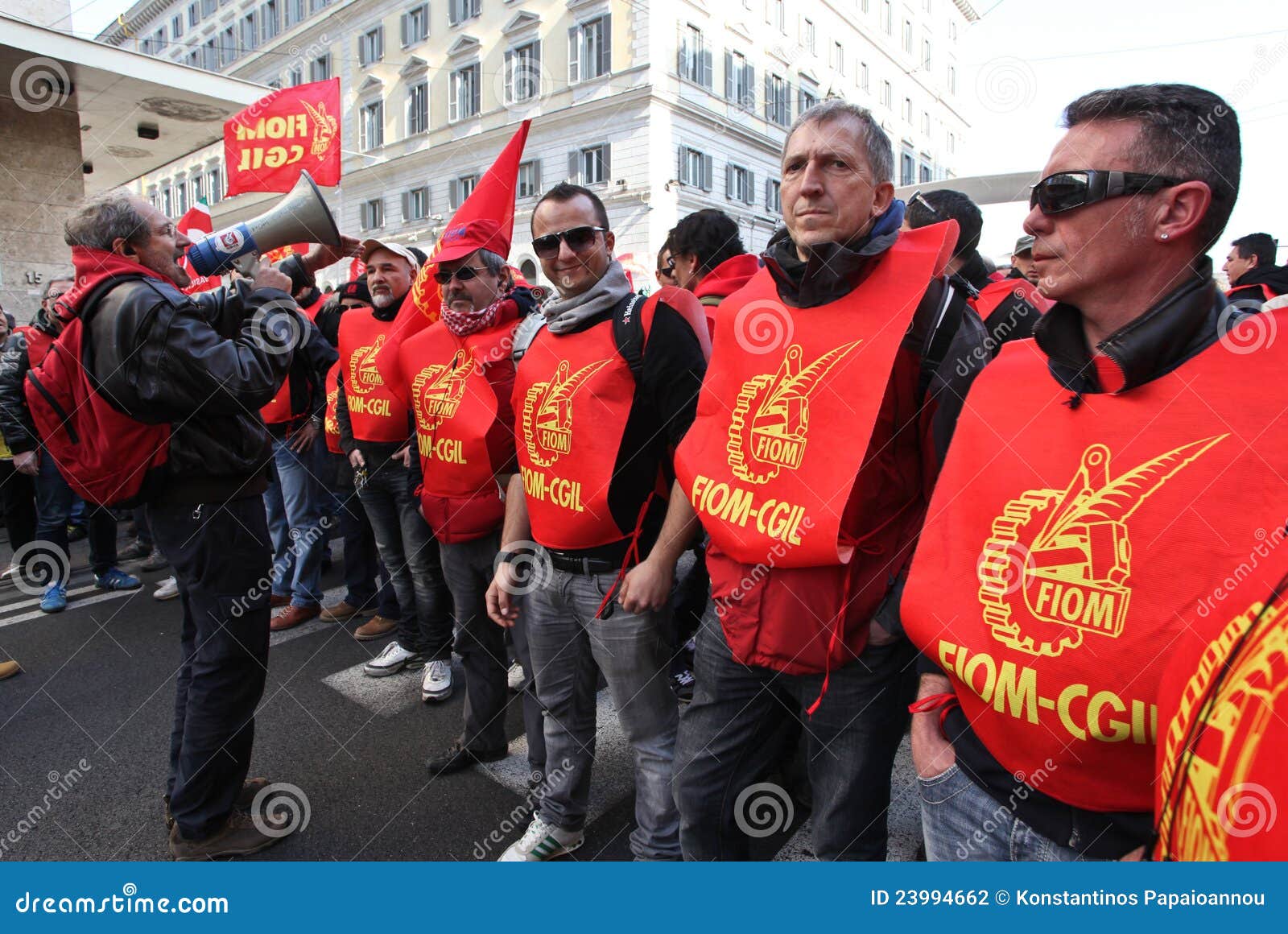 Metalworkers General Strike in Italy Editorial Photography - Image of ...