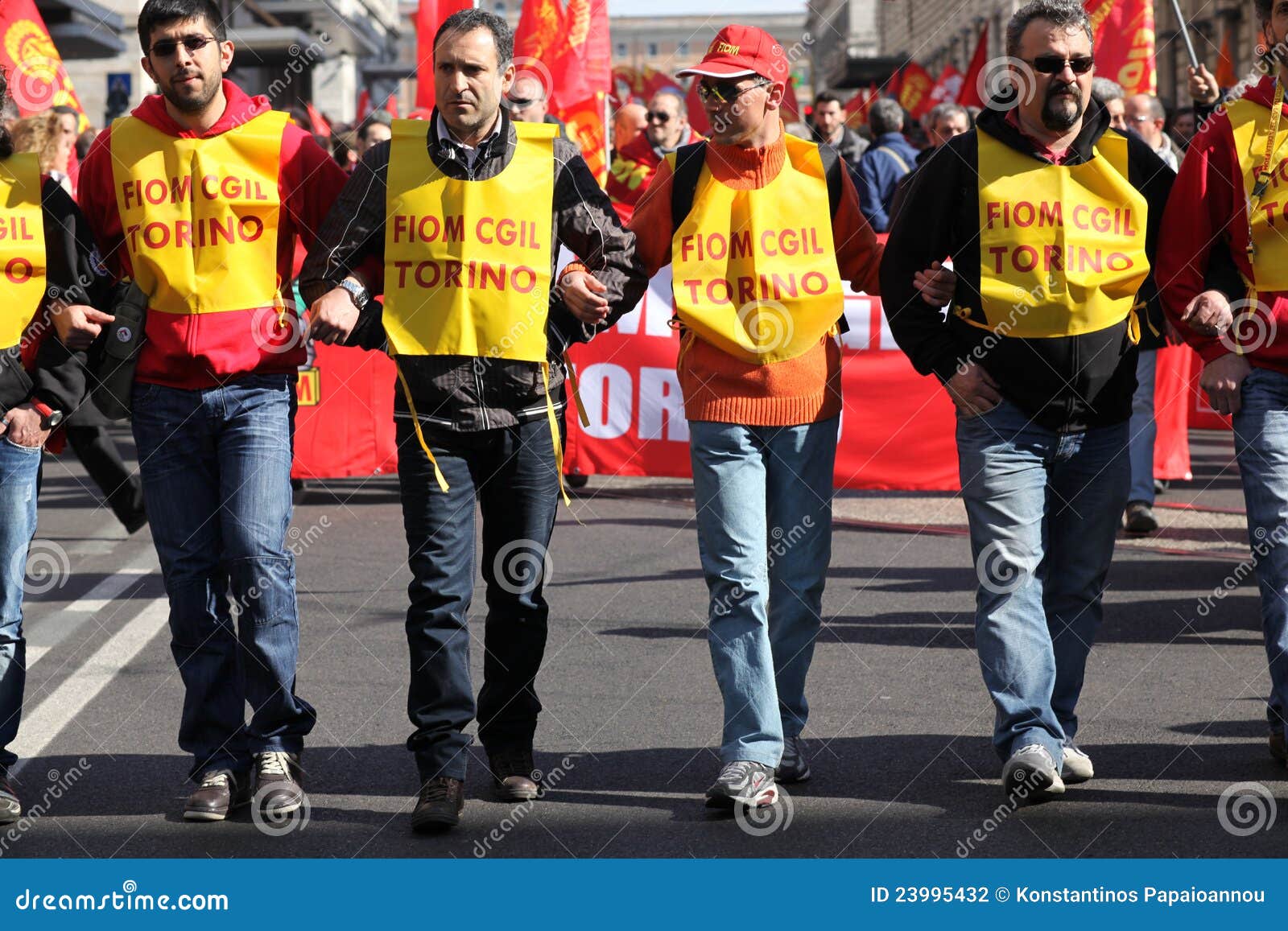 Metalworkers General Strike in Italy Editorial Photography - Image of ...