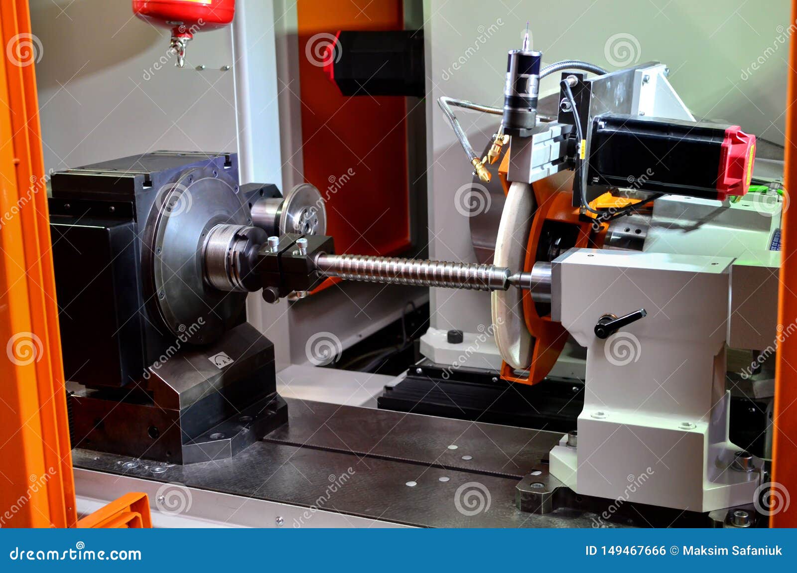 Metalworking CNC Milling Machine. Stock Photo - Image of plant ...