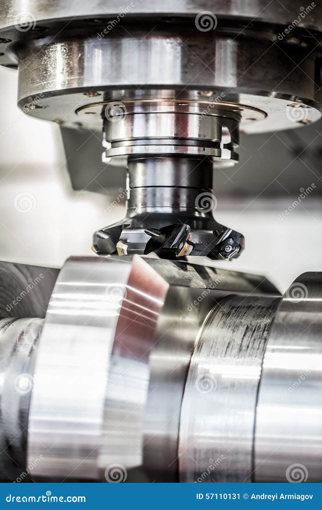 Metalworking CNC Milling Machine. Stock Image - Image of mill ...