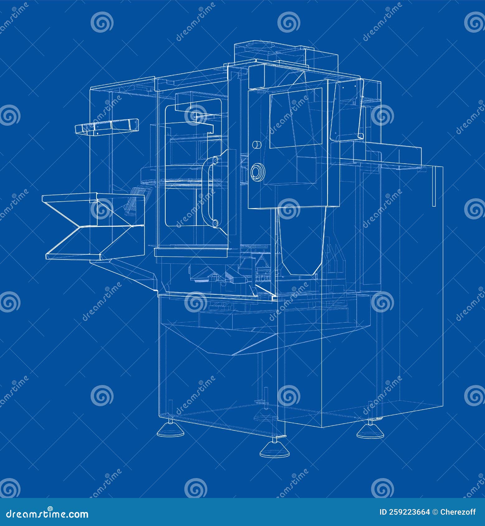 Metalworking CNC Milling Machine. Vector Stock Vector - Illustration of ... Metalworking CNC Milling Machine. Vector Stock Vector - Illustration of ...
