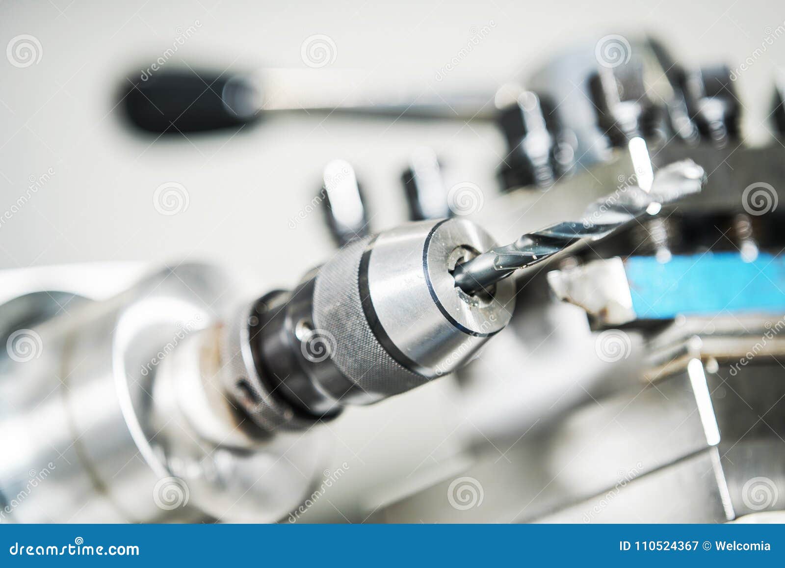 Metalworking Drilling Machine Stock Image - Image of machine ...