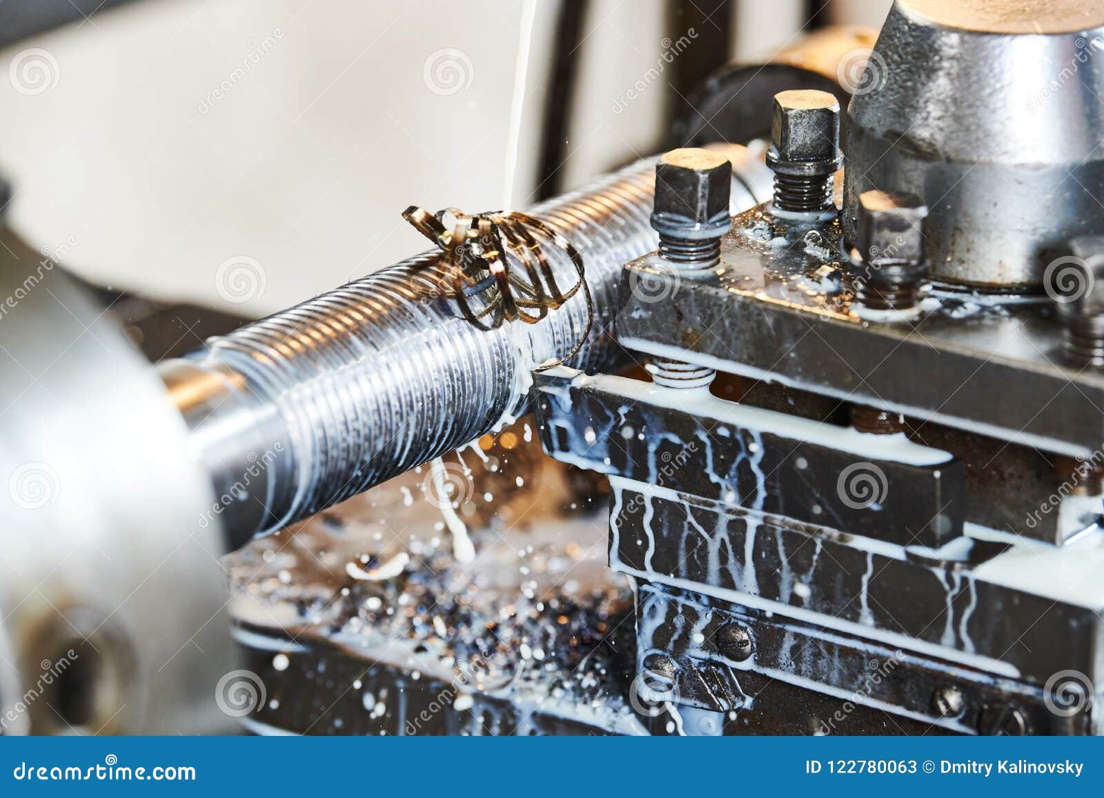 Thread Cutting Tool at Metal Working Lathe Machine Stock Image - Image ... Thread Cutting Tool at Metal Working Lathe Machine Stock Image - Image ...