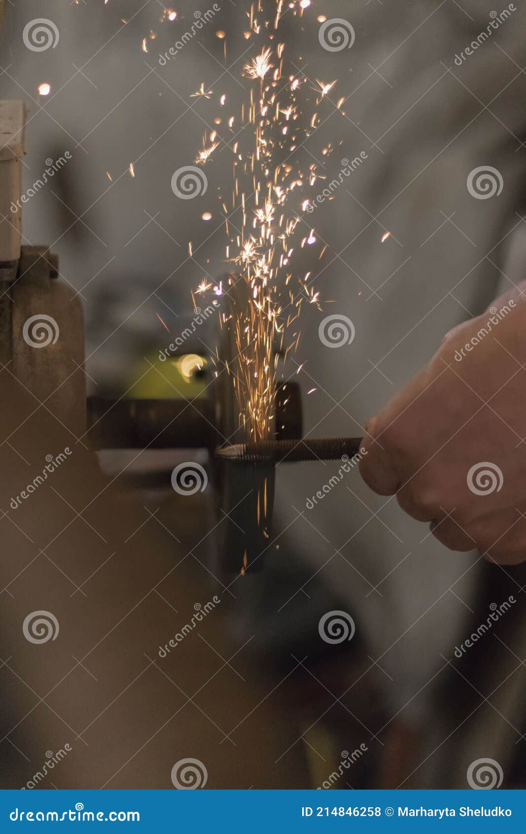 Metalworking industry stock photo. Image of processing - 214846258