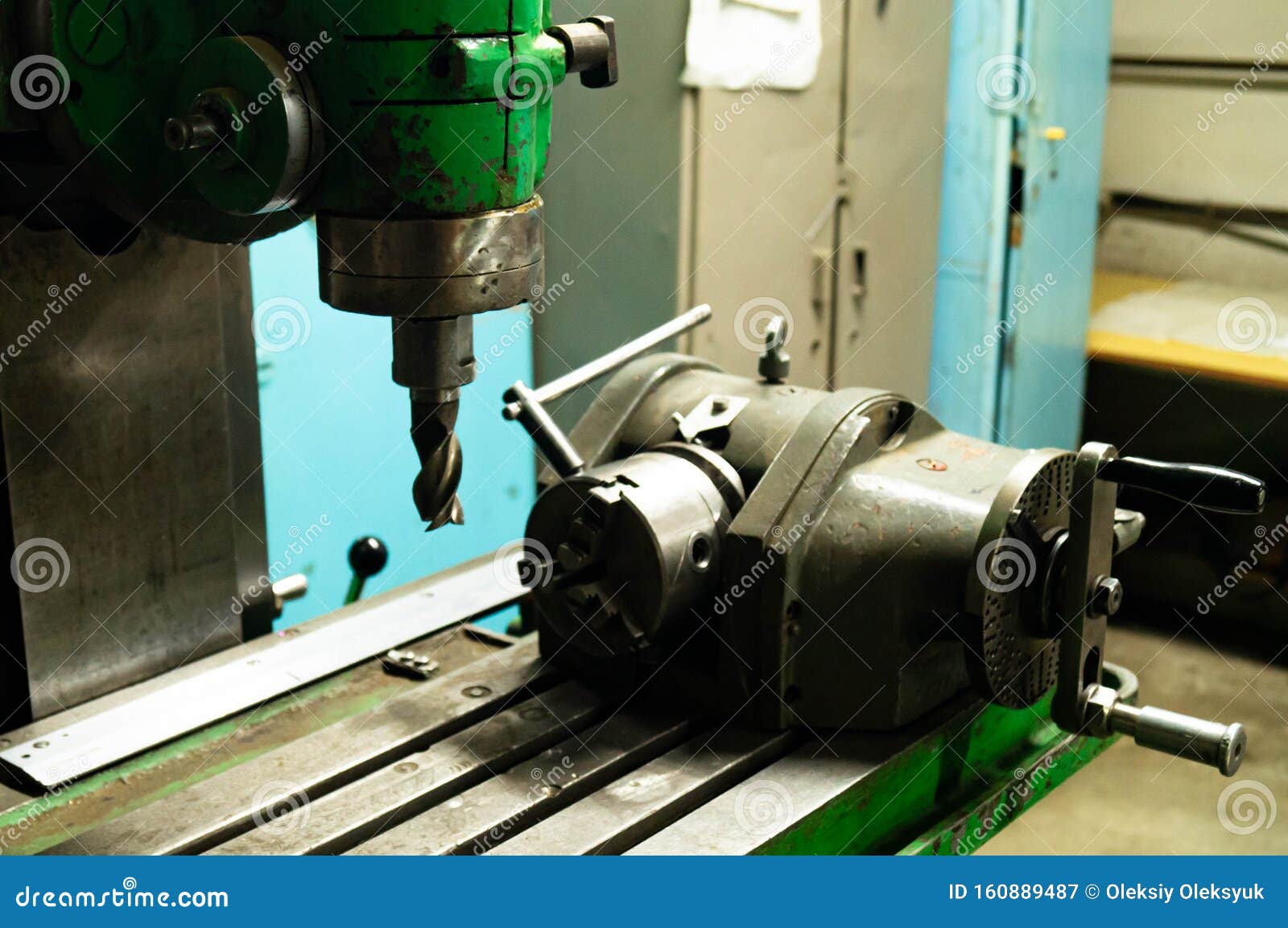 Metalworking Workshop, Metal Processing Machines. Levers of Control of ...