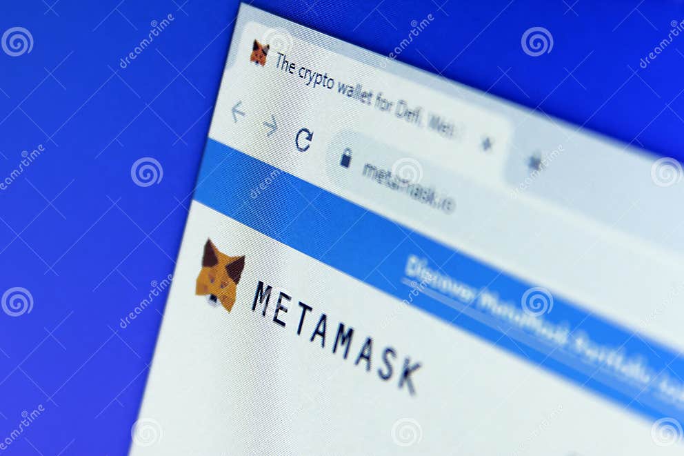 Metamask wallet editorial stock image. Image of logos - 296865599