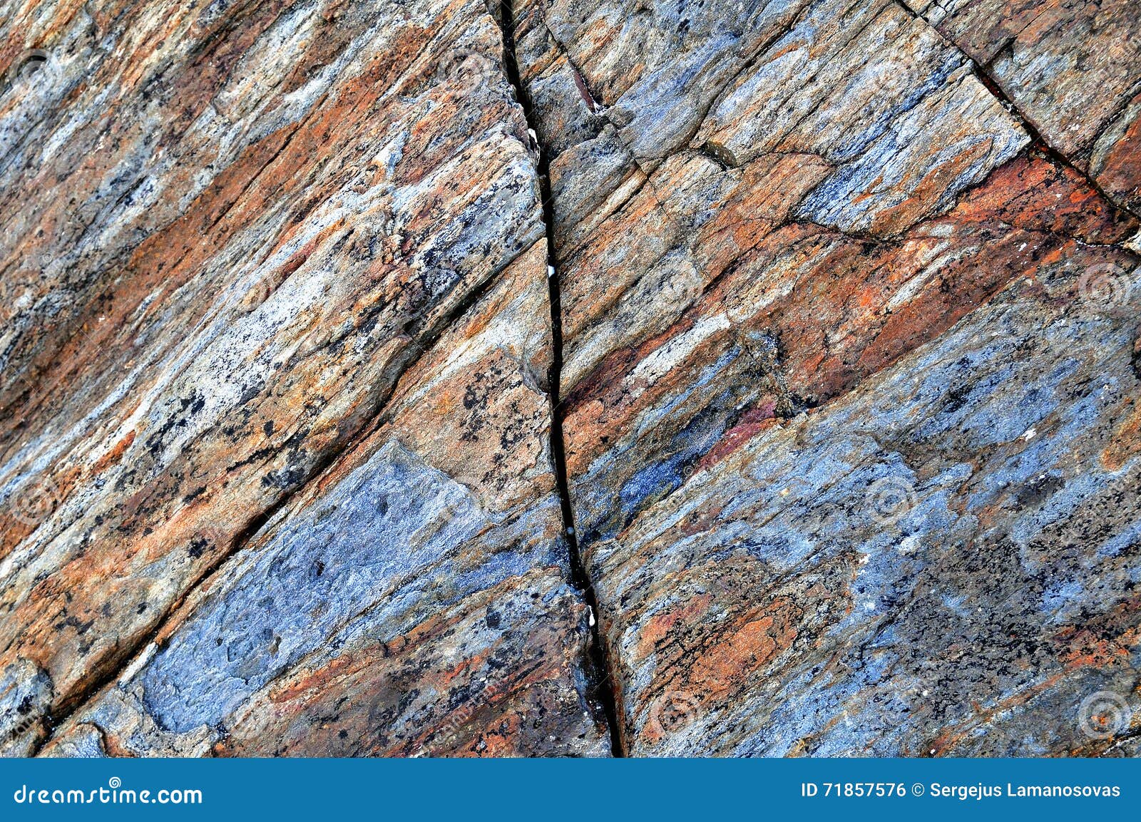 Metamorphic Rocks In Donegal Barren Coastal Landscape. Royalty-Free ...