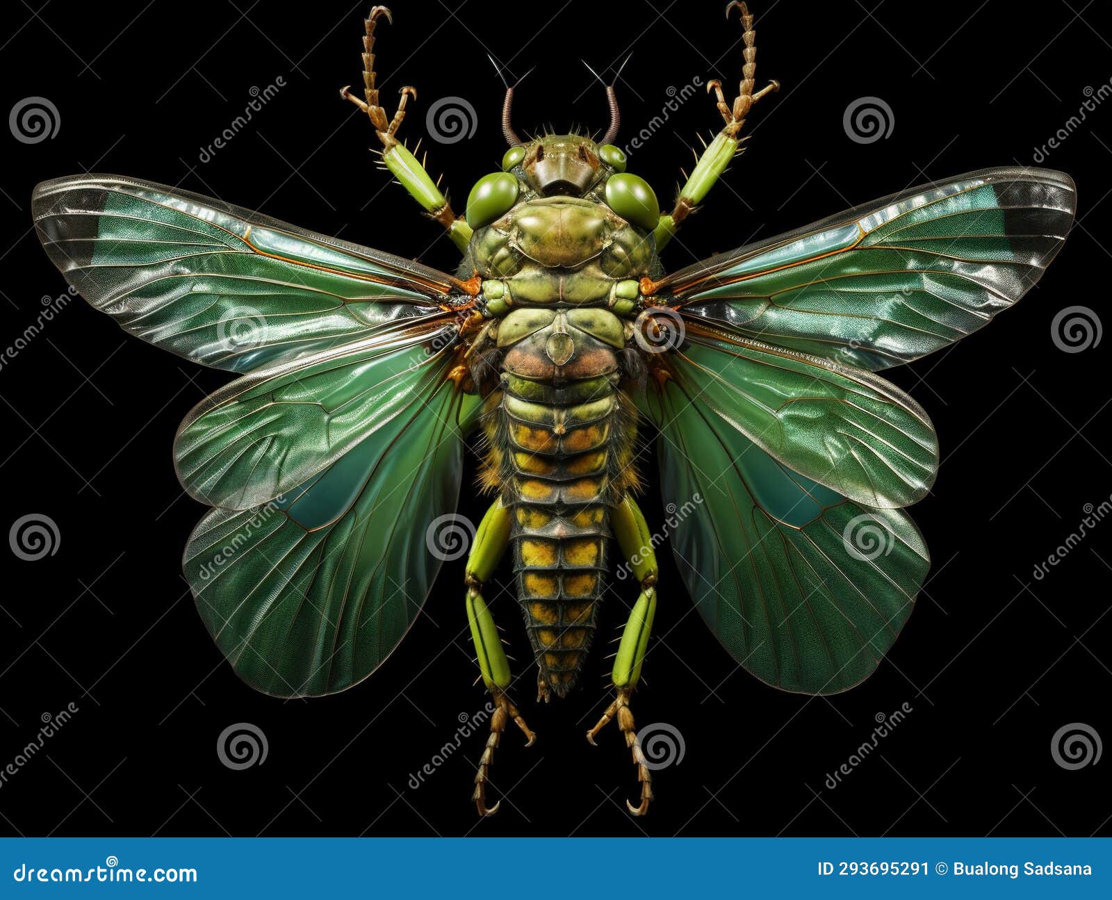 Cicada Life Cycle Vector For Graphic Design,education,agricultural ...