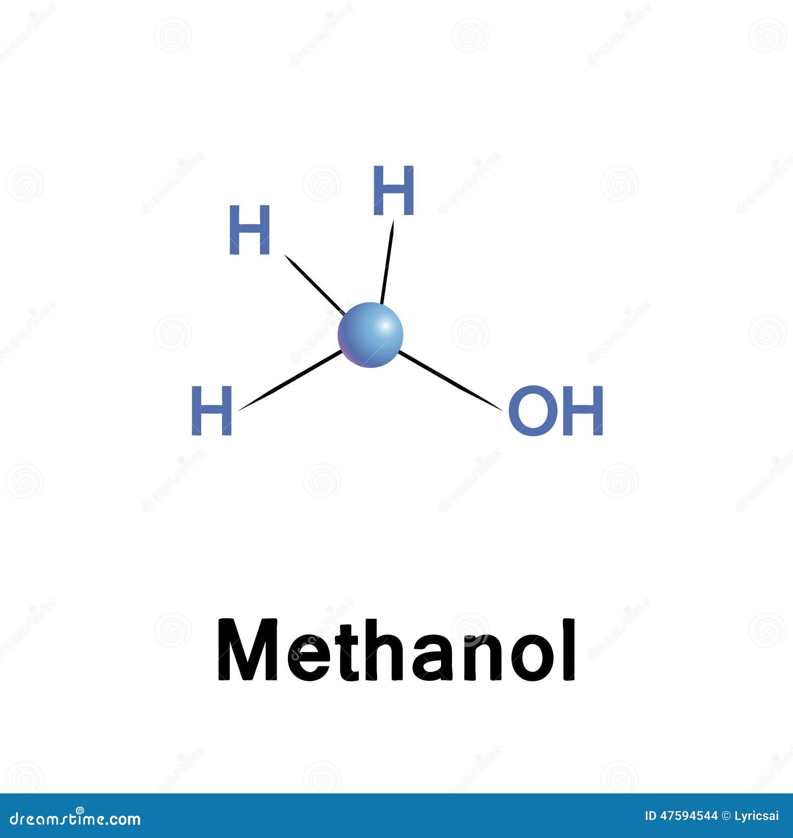 Metanol ilustração stock. Ilustração de composto, genérico - 47594544