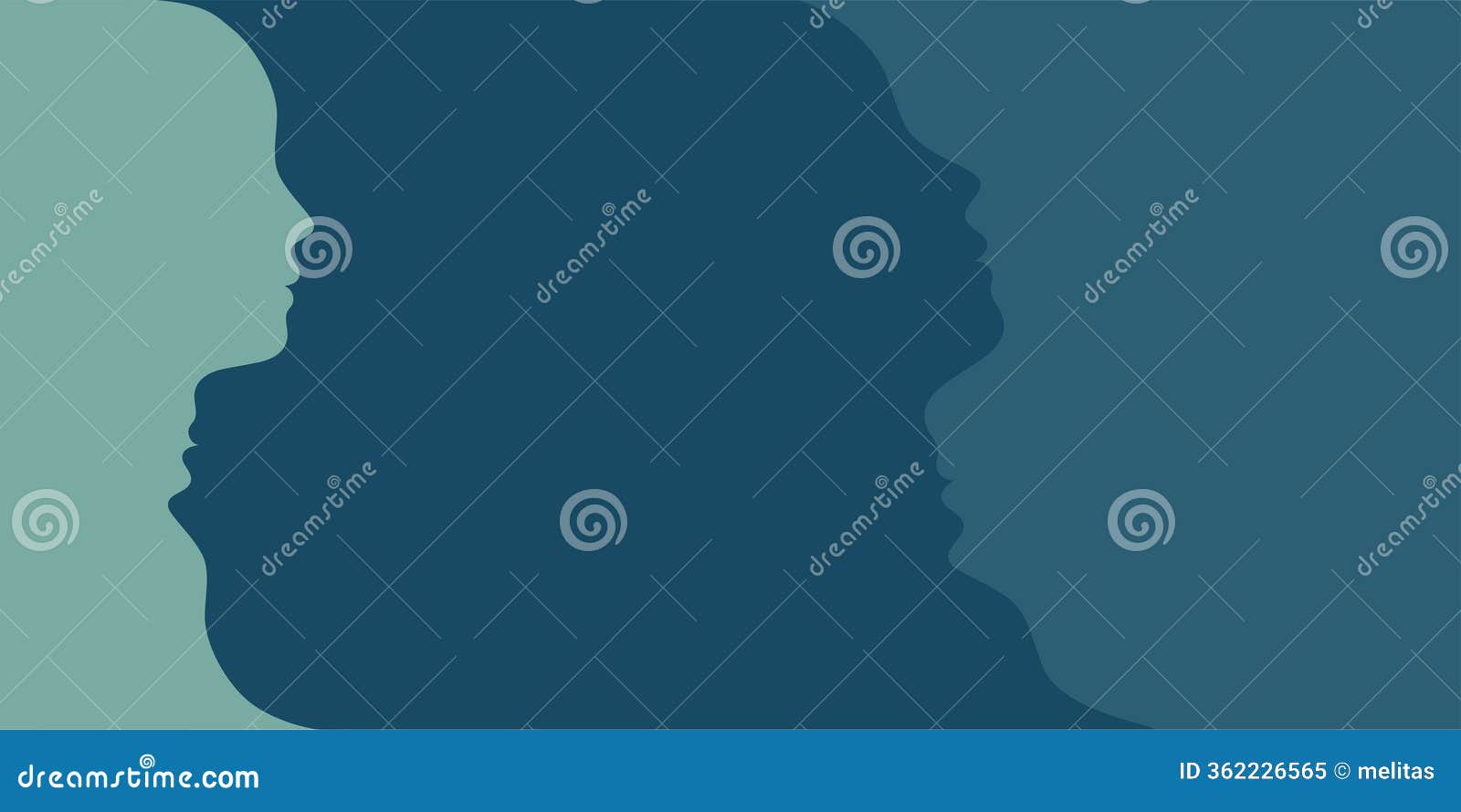 Metaphor Bipolar Disorder Mind Mental. Double Face. Split Personality ...