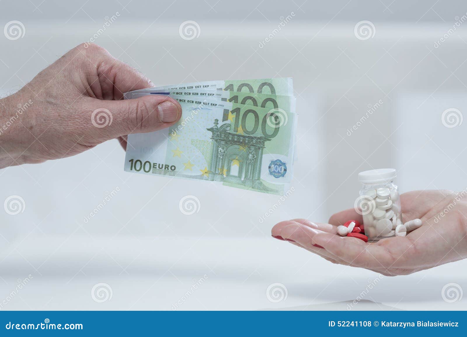 Metaphor of Expensive Medicine Stock Photo - Image of exchange ...