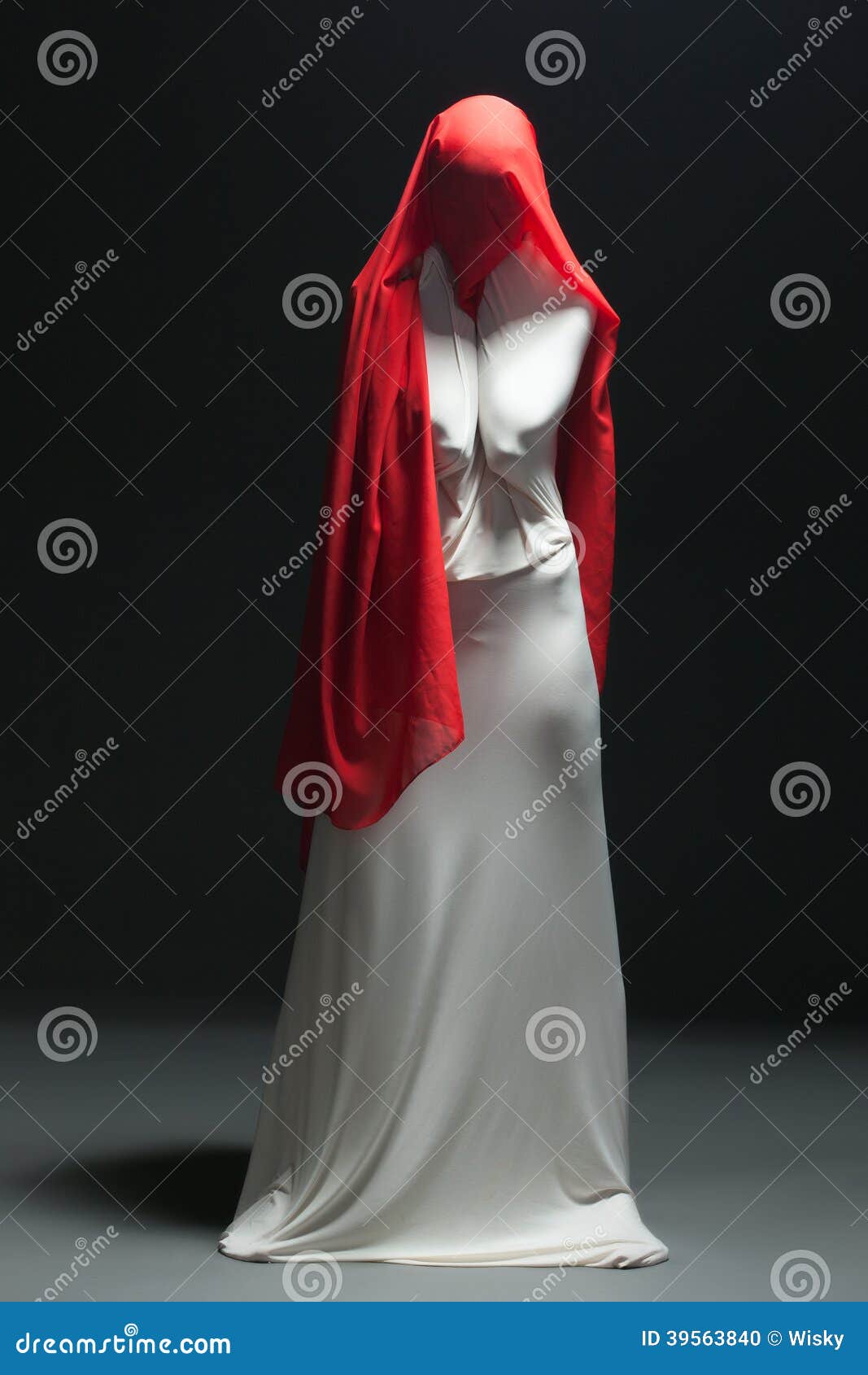 Metaphor for Loneliness - Faceless Female Dancer Stock Photo - Image of ...