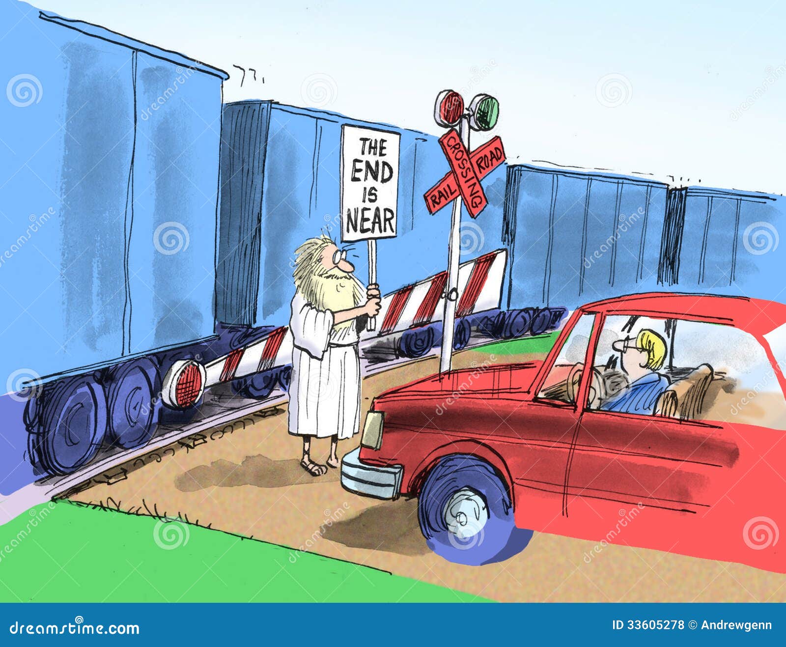 The End Funny Cartoon