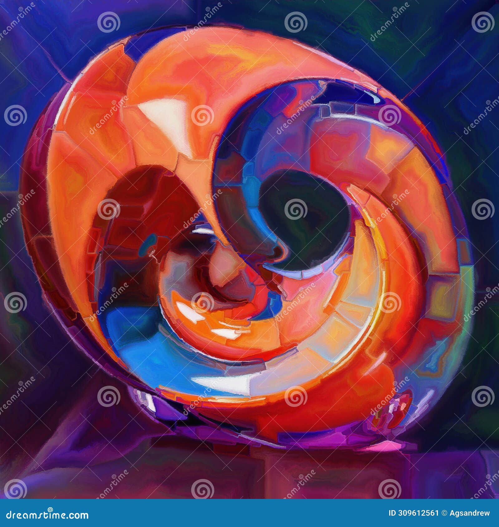 Metaphorical Chromatic Patterns Stock Image - Image of aesthetic ...