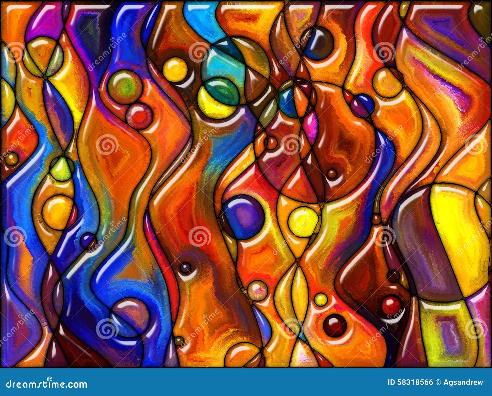 Metaphorical Color stock illustration. Illustration of flow - 58318566