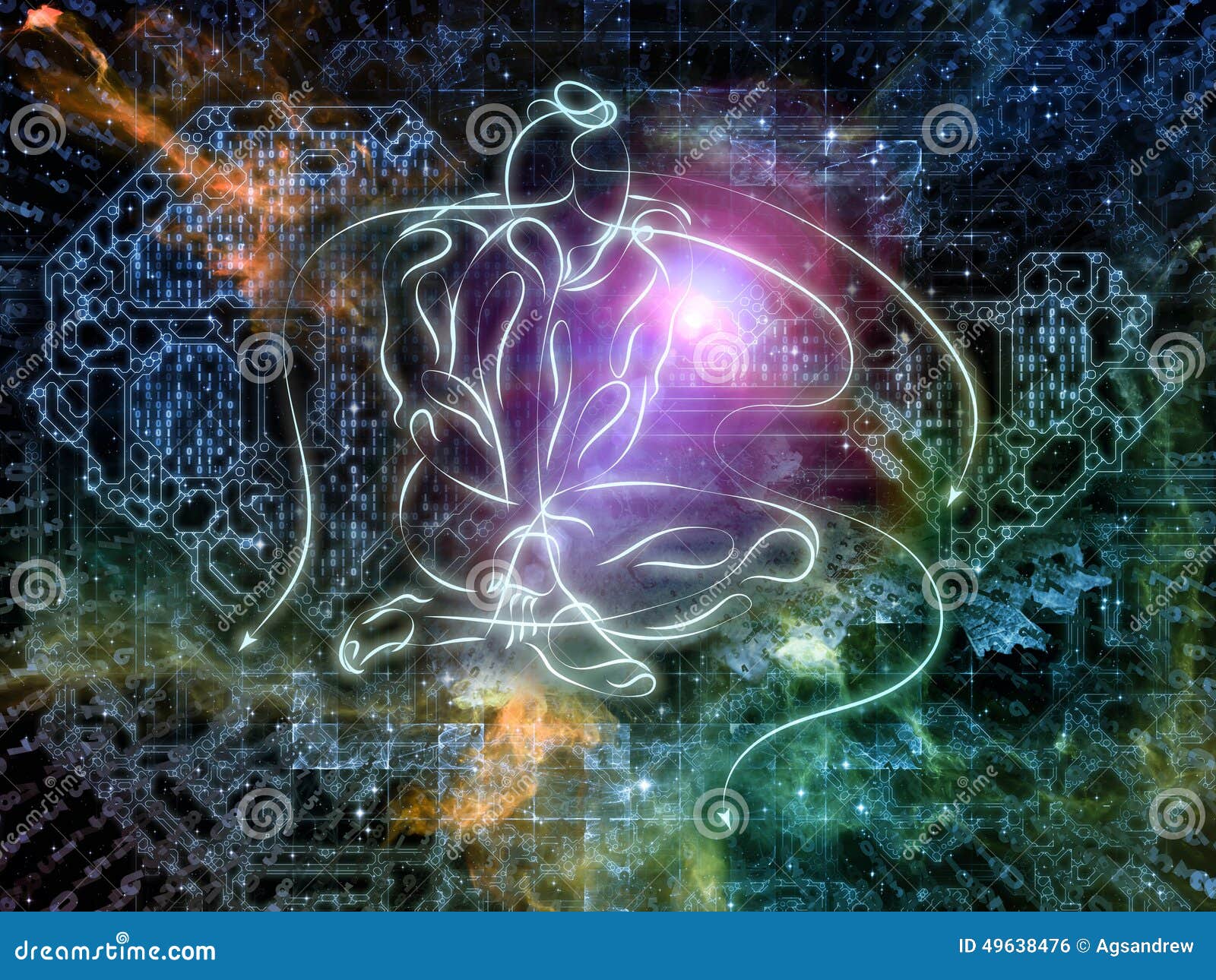 Metaphorical Connection stock photo. Image of bizarre - 49638476