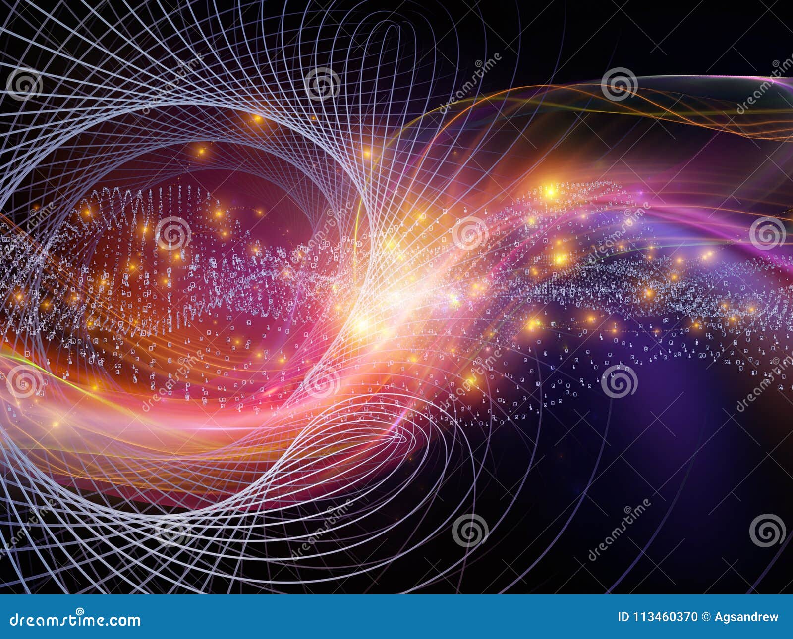 Metaphorical Digital World stock illustration. Illustration of ...