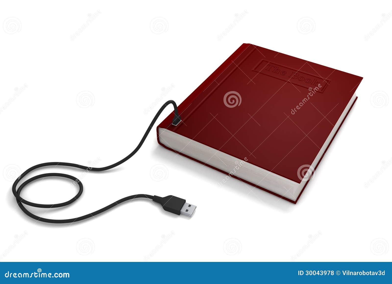 The Books With USB Cable Picture. Image: 30043978